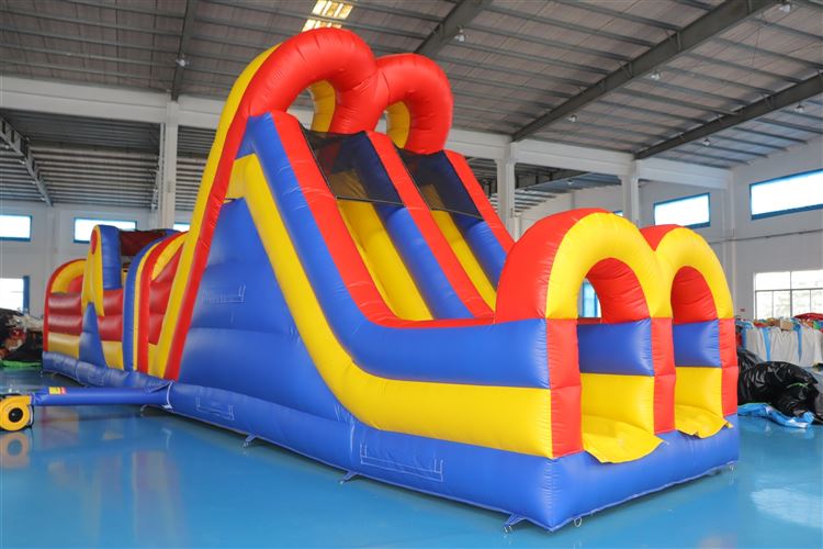 50FT Dual Lane Obstacle Course Hire Gold Coast & Tweed | Blast Enterta