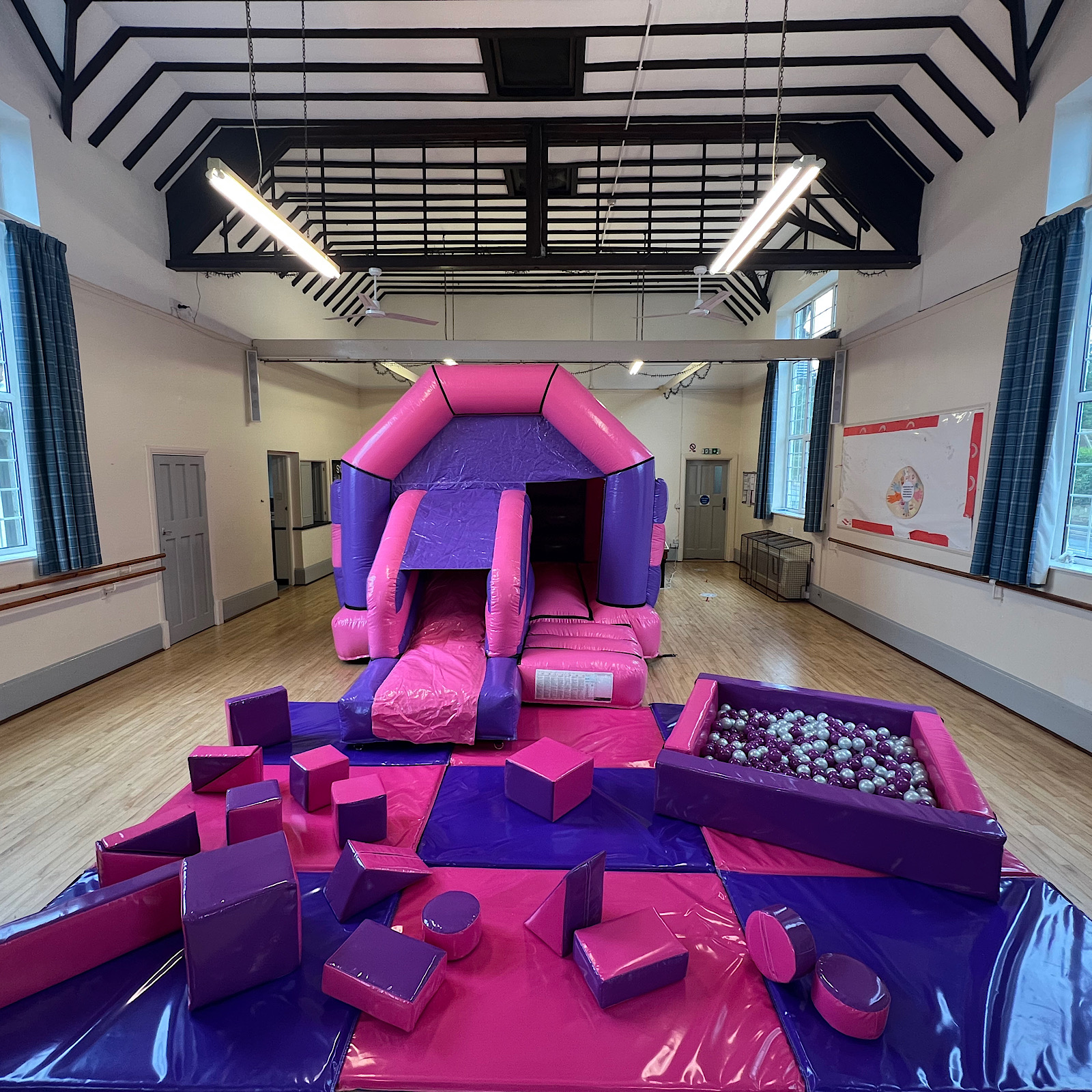 Bouncy Castle with Slide Soft Play Packages