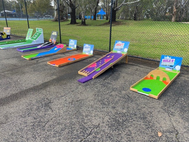 Epic Mini Golf Course Hire Adelaide Colour Pop Course!