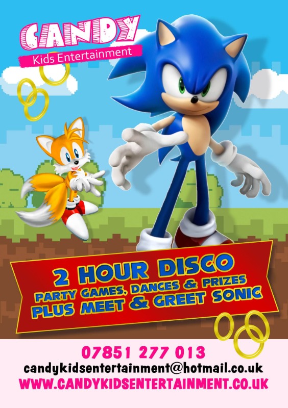 Sonic The HedgeHog Party Package