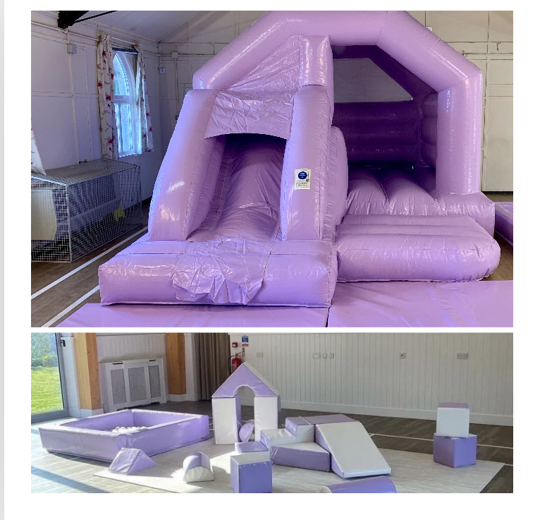 Pastel Lilac Bouncy Castles & Soft Play Hire | Orpington & Kent