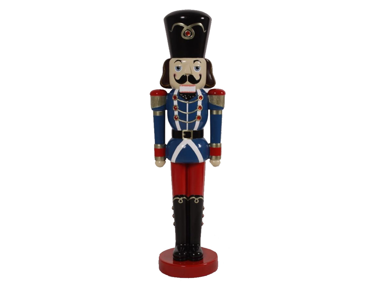 Lifesize Nutcracker Prop Hire - 6ft | Giant Christmas Decor UK