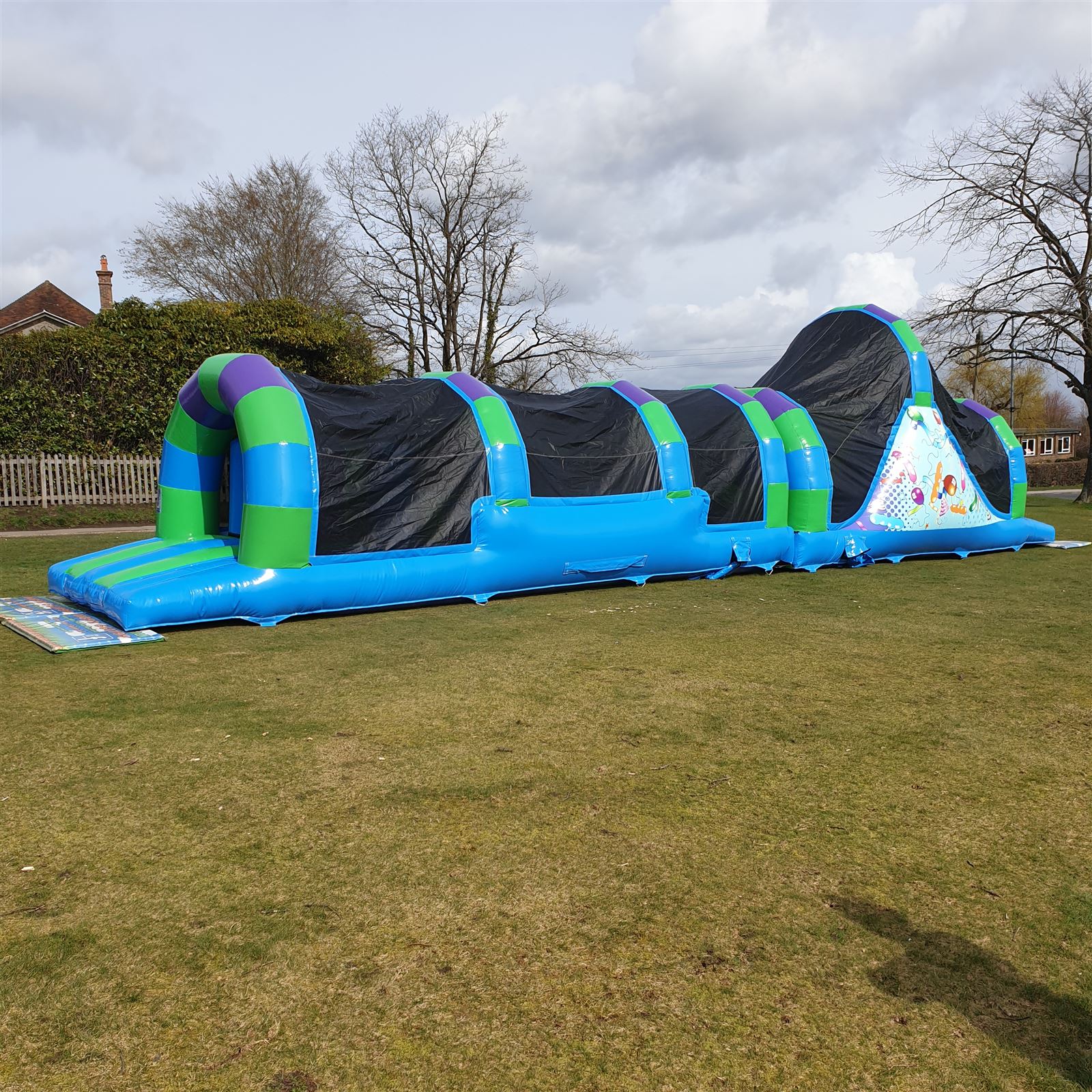 50ft Party themed Assault Course - Bouncy Castle Hire in Crowborough ...
