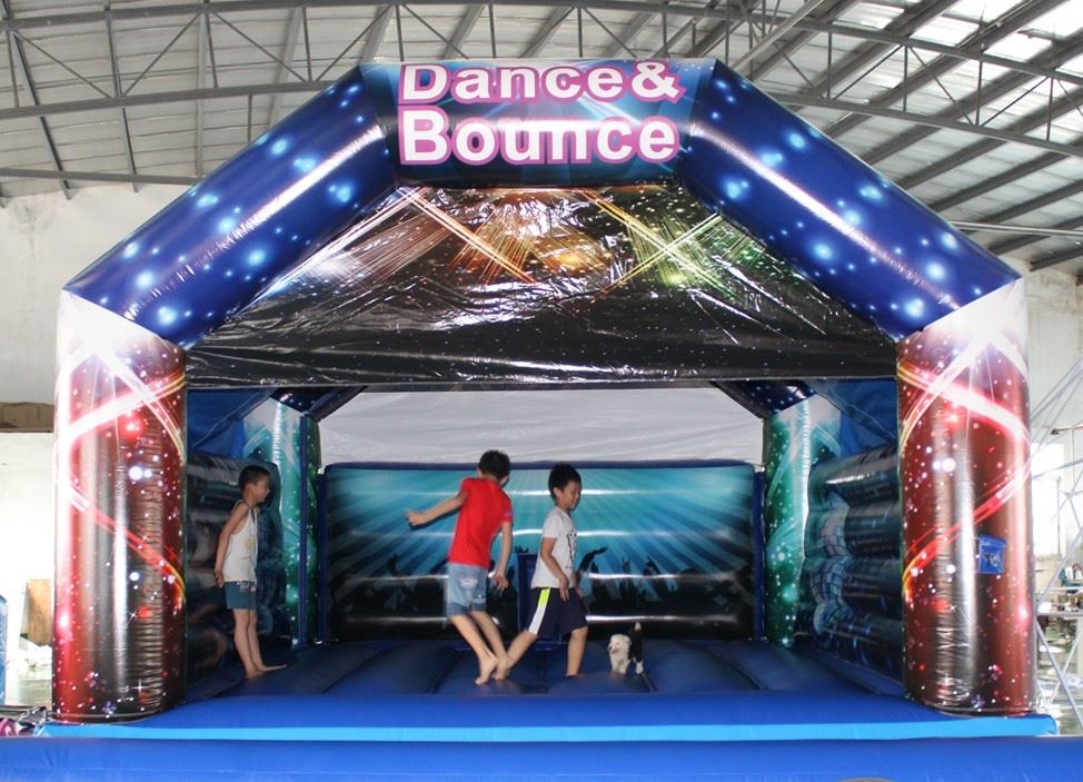 Disco Bouncy Castle - Amusement Hire in Perth | Mad Cow Entertainment