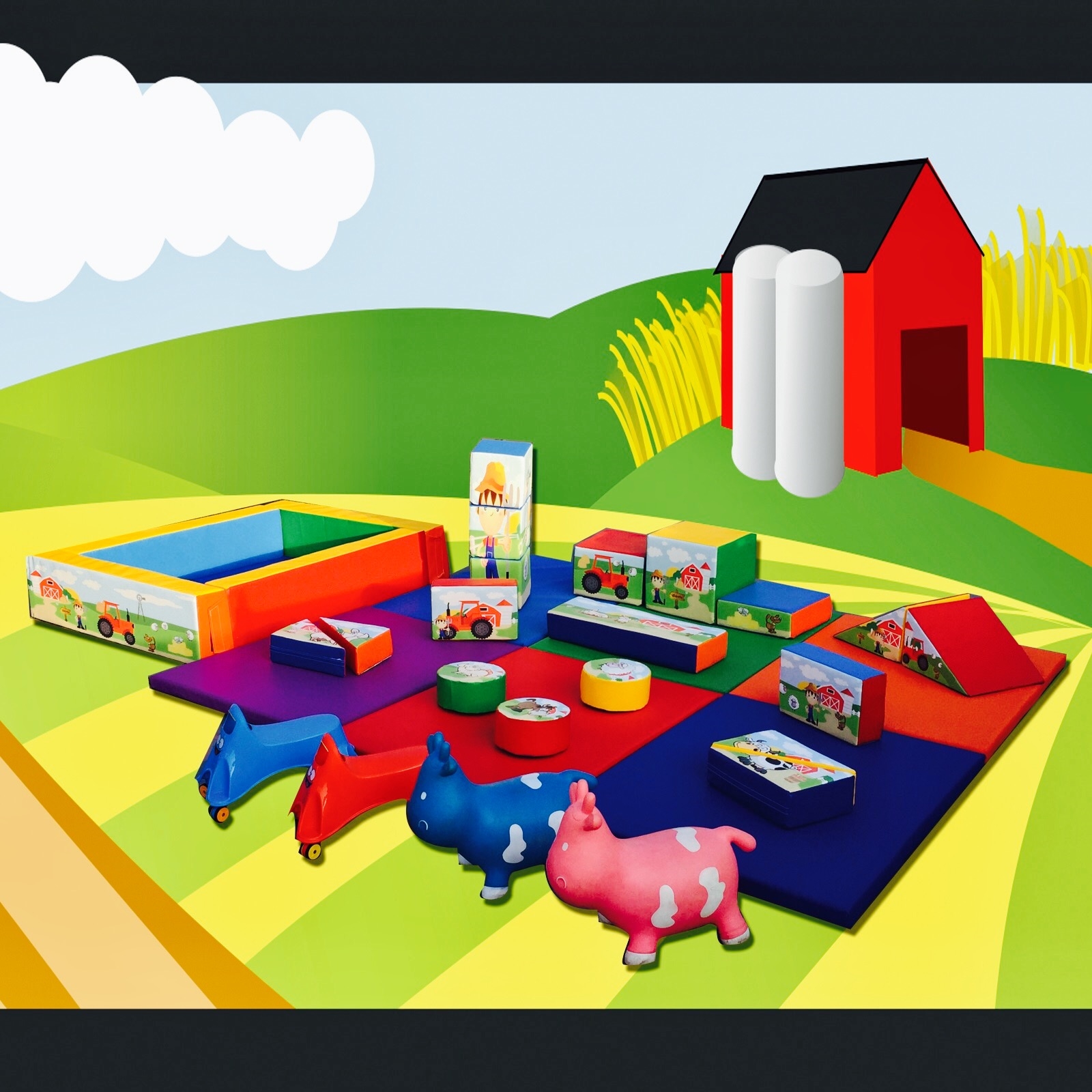 Soft play & bouncy castle package Rotherham, Sheffield