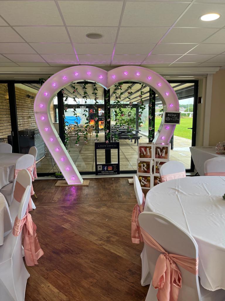 8 ft Multicolored Light Up Arch - Hire in Wirral | Package Hire Events ...