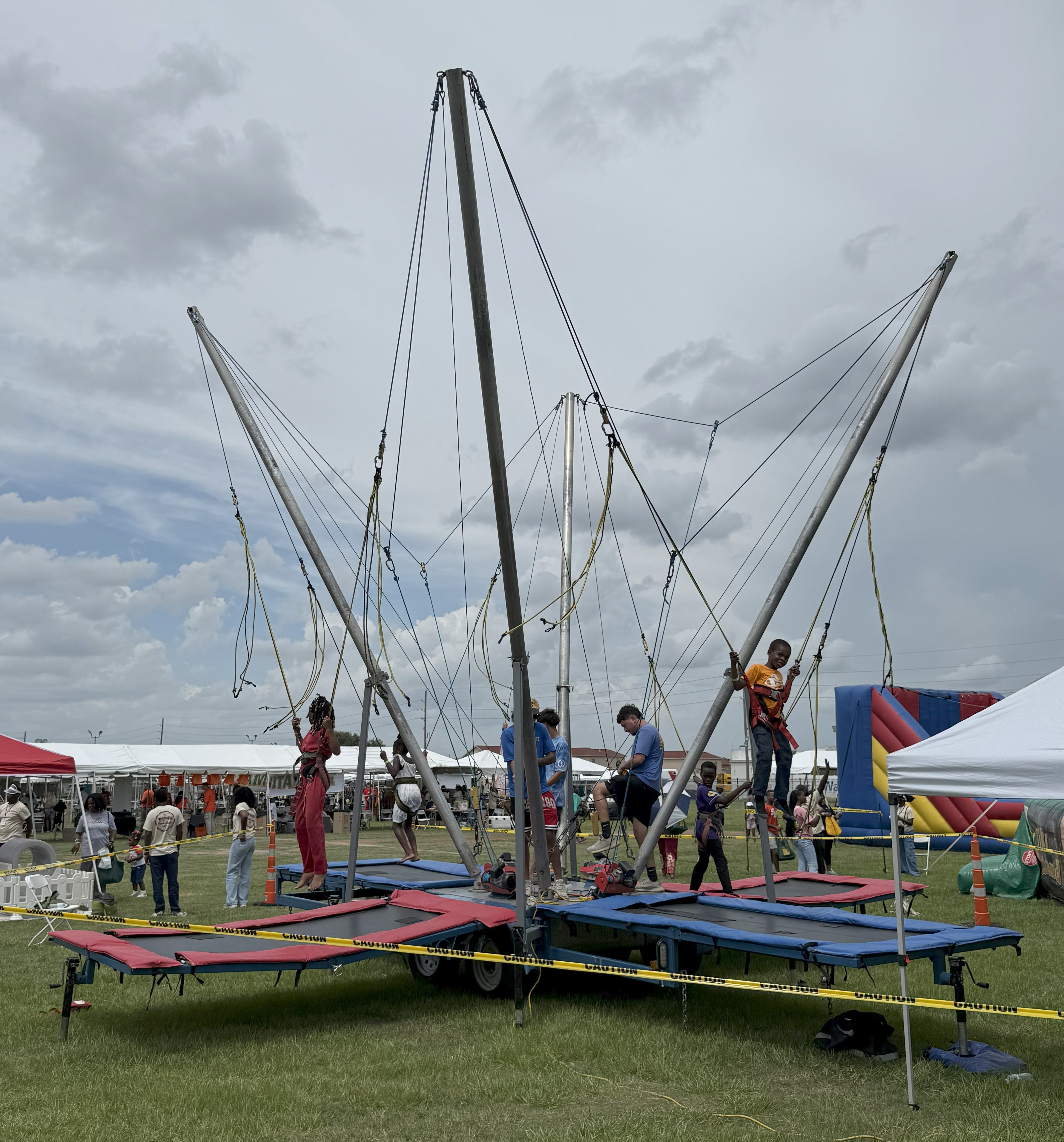 4 Way Bungee Trampoline - Event and party rental services in Houston ...
