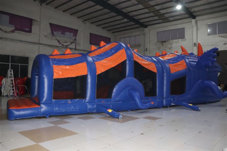 53ft Blue Dragon Obstacle Course - Hire in Co Westmeath | ABC Bouncy ...