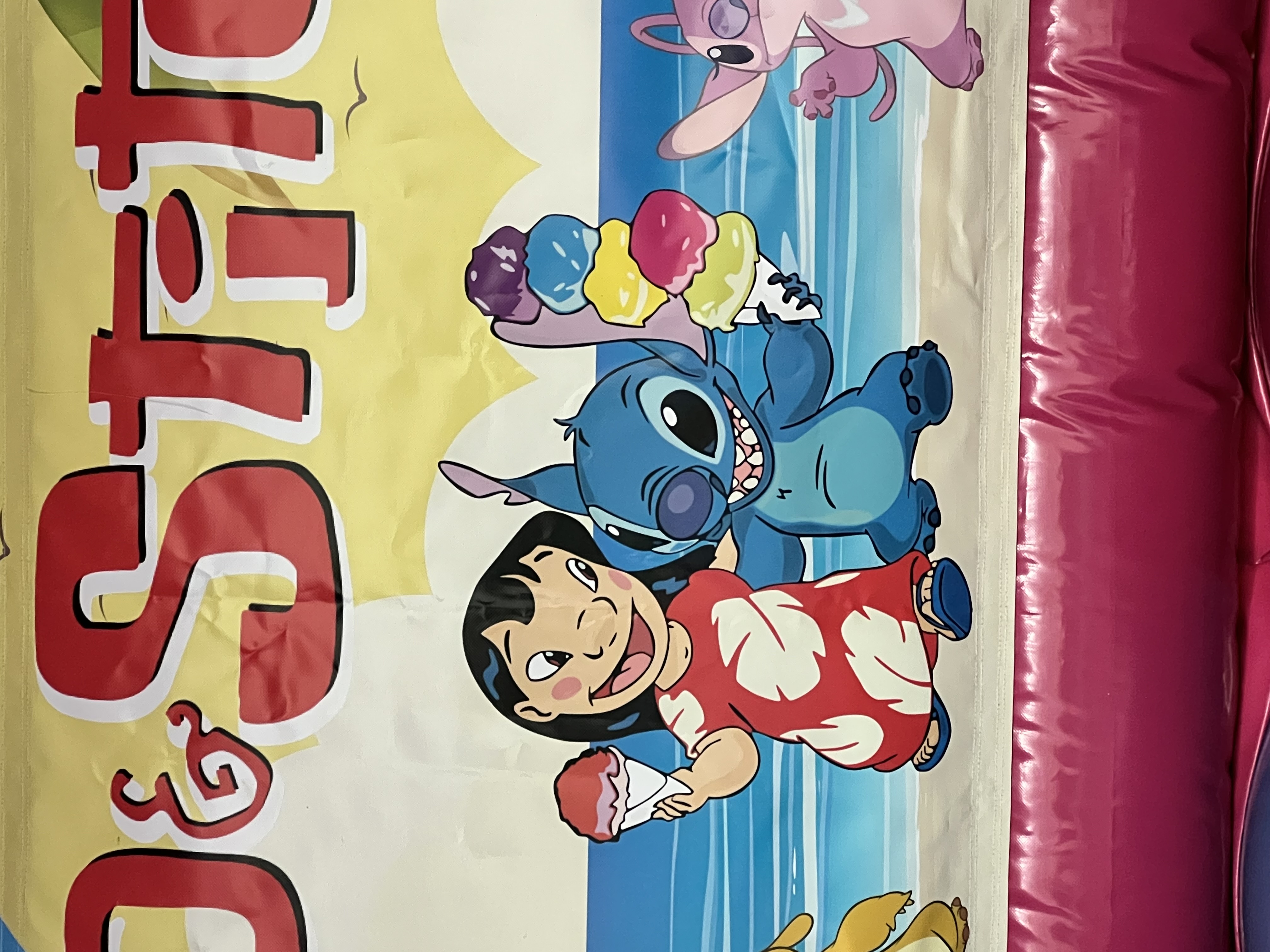 12.5ft x 15.5ft Lilo & Stitch Bouncy Castle - Bouncy Castle Hire in ...