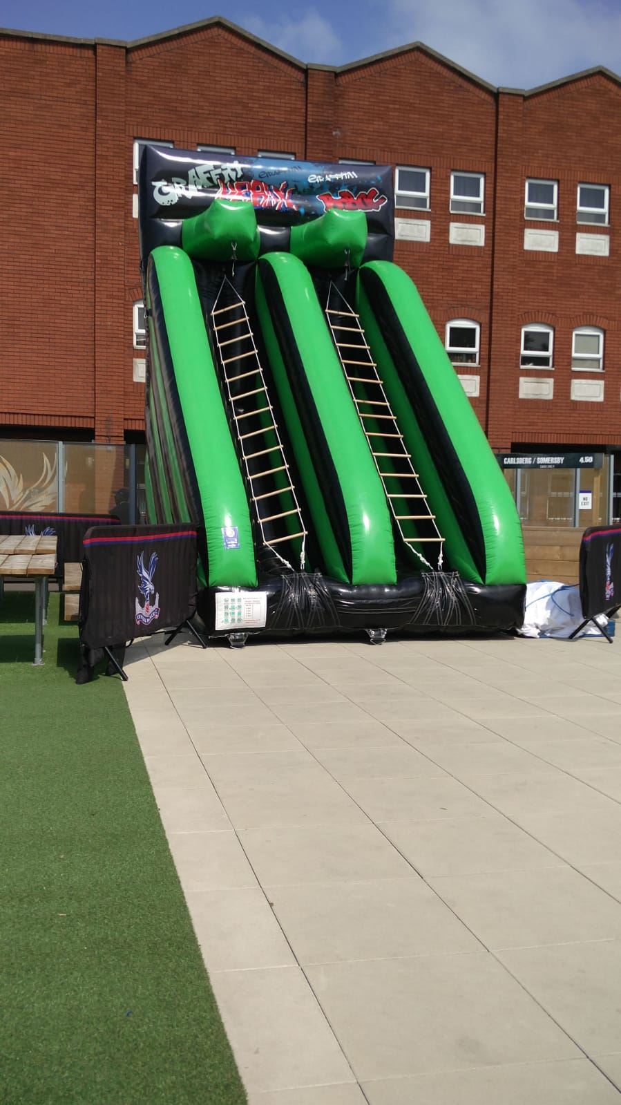 Inflatable Unclimable Ladder Hire - ice-rinks.co.uk in UK | Ice-rink Uk