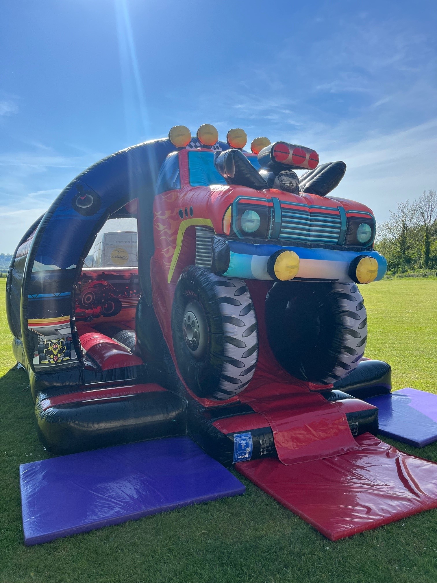 3D Monster Truck Jump and Slide - Bouncy Castle Hire, Event Hire ...