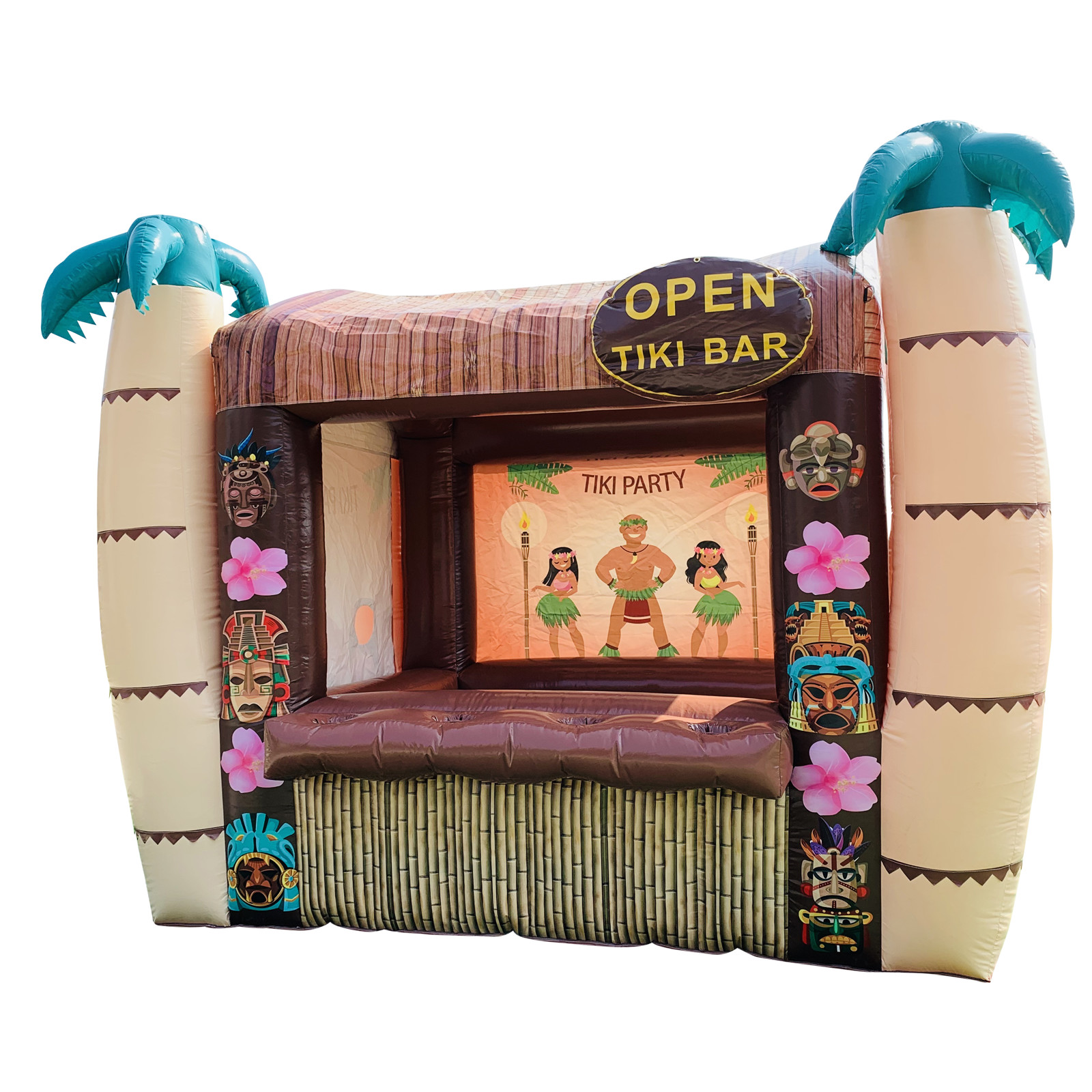 Santa Inflatable Tiki Bar