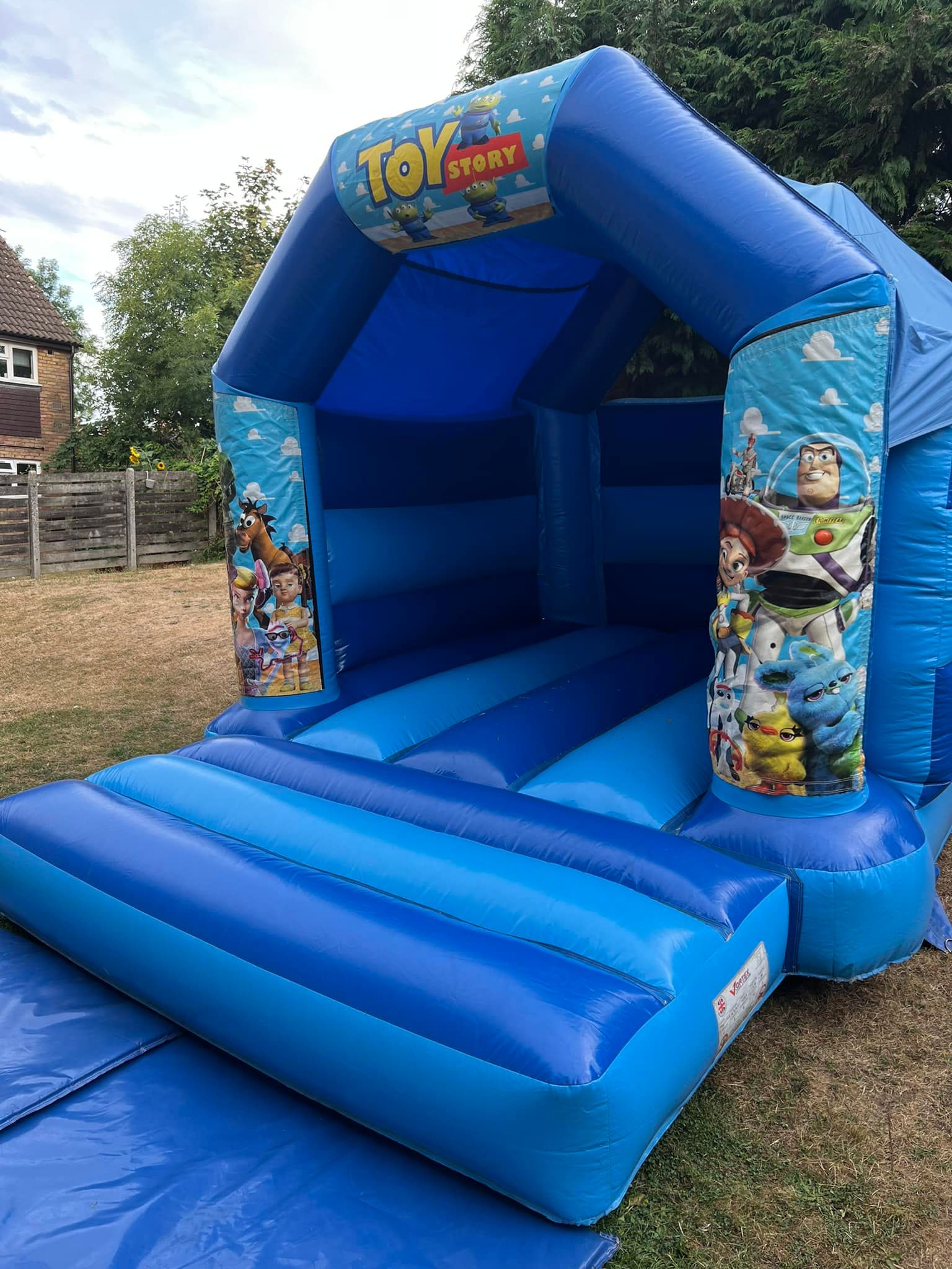 Light / Dark Blue Toy Story Castle - Inflatables Hire in London ...