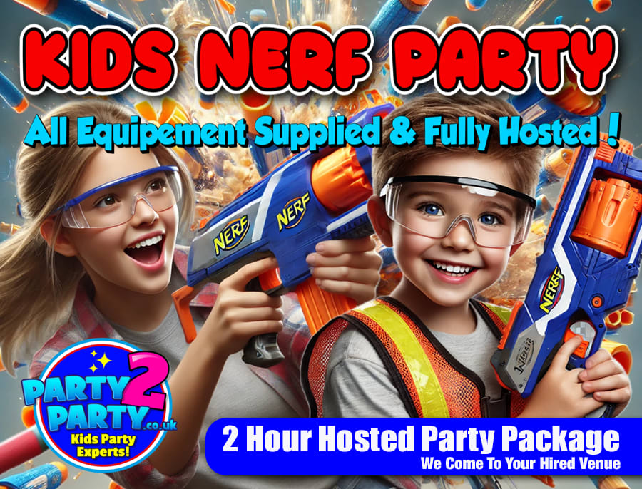 Nerf Party Hire Mansfield | Nerf Party Packages | Nerf Commander Joey