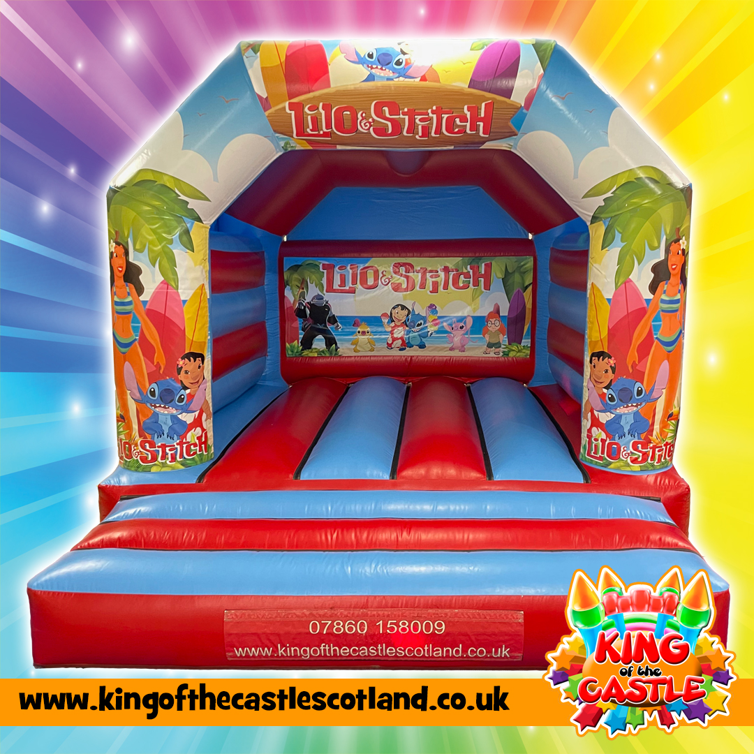 Lilo & Stitch Bouncy Castle - Bouncy Castle Hire | Disco Dome Hire ...