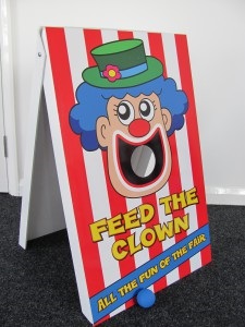 Feed The Clown Carnival Game For Hire | Carnival Games Hire For Events