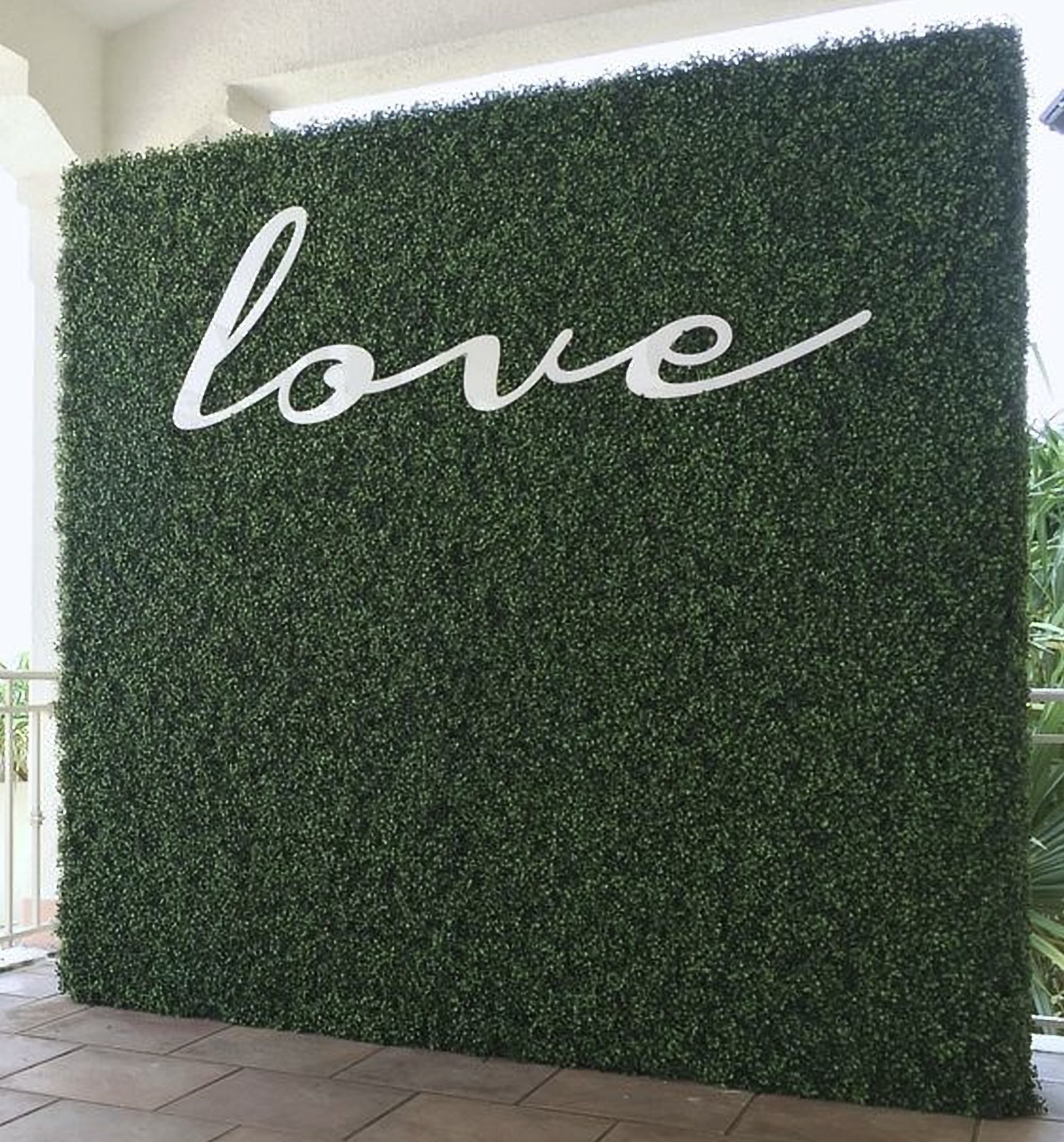Grass Wall Backdrop 8ft x 8ft - Rentals in ca | New Era Party Rentals,LLC