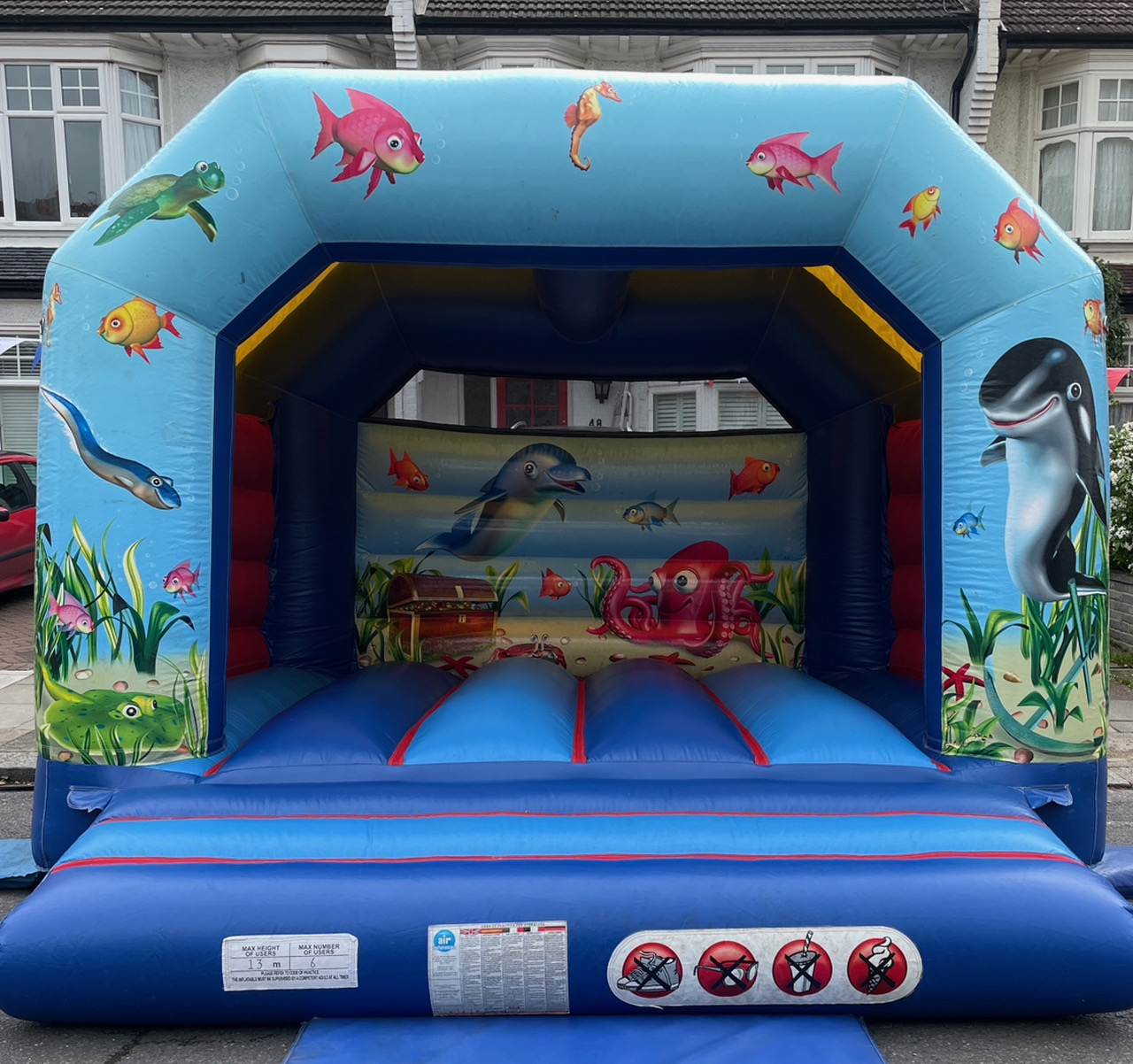 Unter water theme bouncy castle hire in London