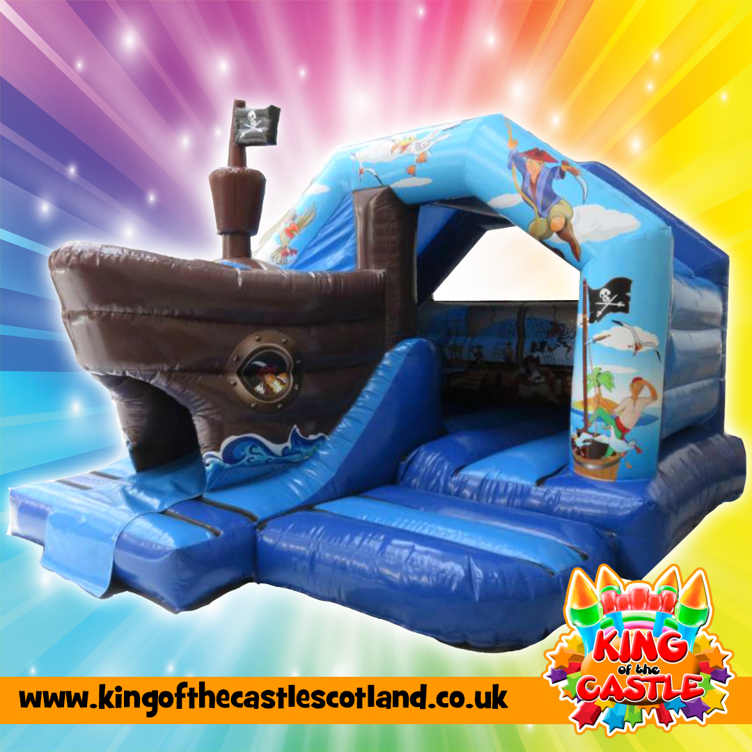 3D Pirate Ship Bouncy Castle with Slide - Bouncy Castle Hire | Disco ...