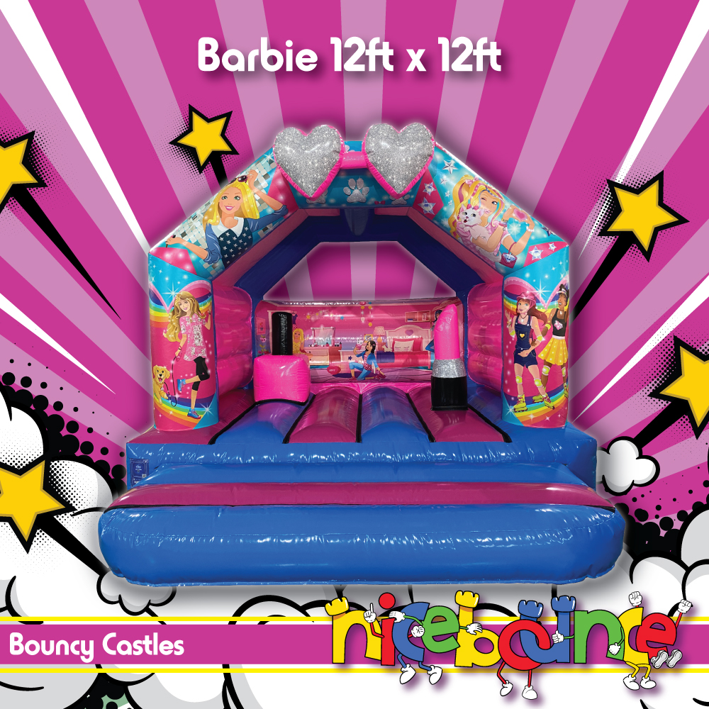 Barbie Castle 12ft x 12ft - Hire in Didcot, Swindon, Wiltshire, Oxford ...