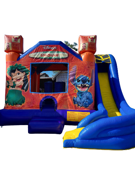 Disney Lilo and Stitch 5in1 Bounce House Combo - Bounce house Rentals ...