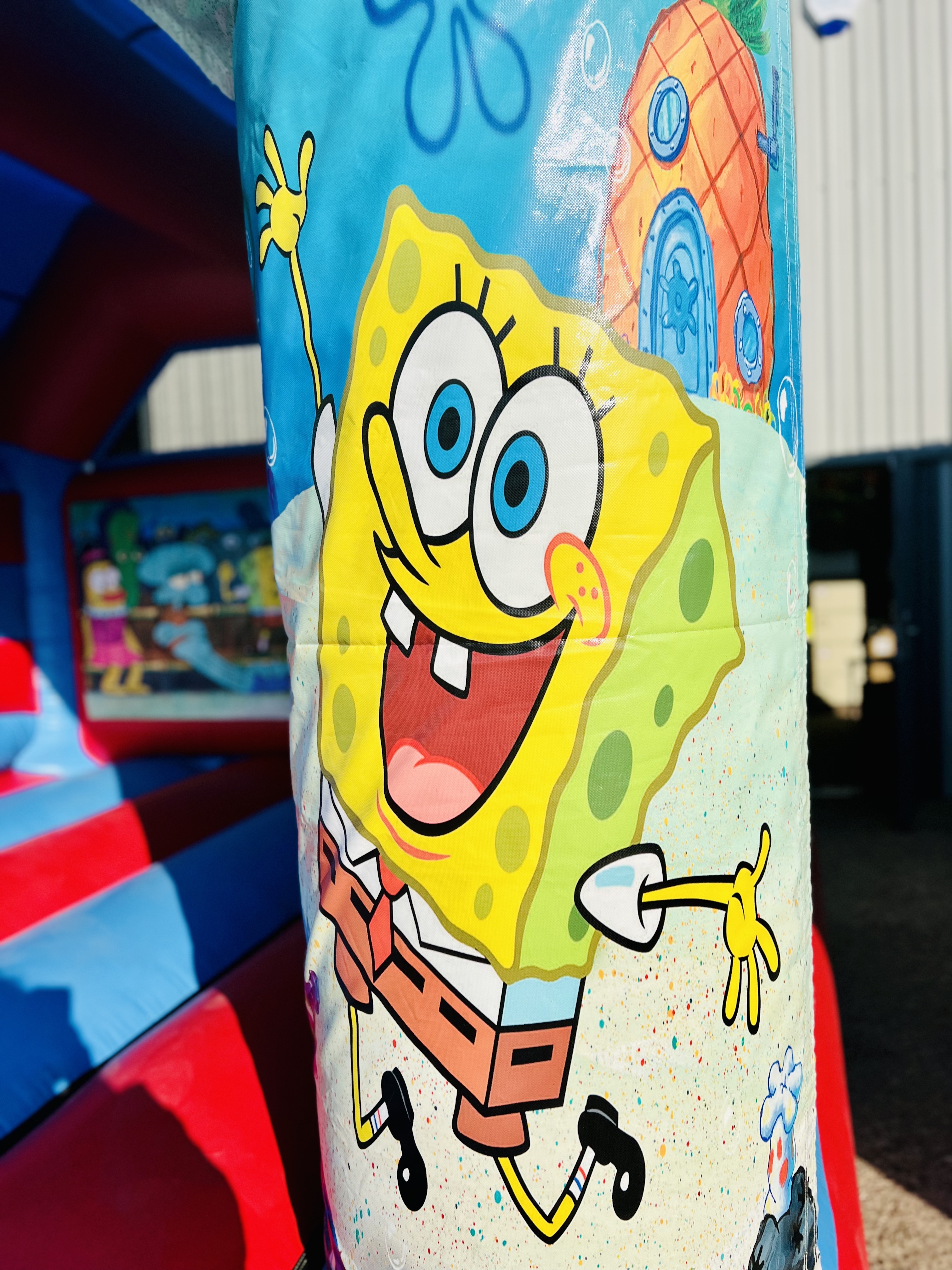 SpongeBob SquarePants bouncy castle