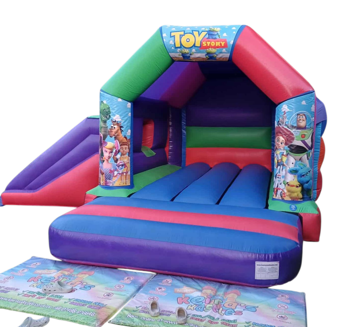 Toy Story Bouncy Castle with Slide - Bouncy Castle Hire in North ...