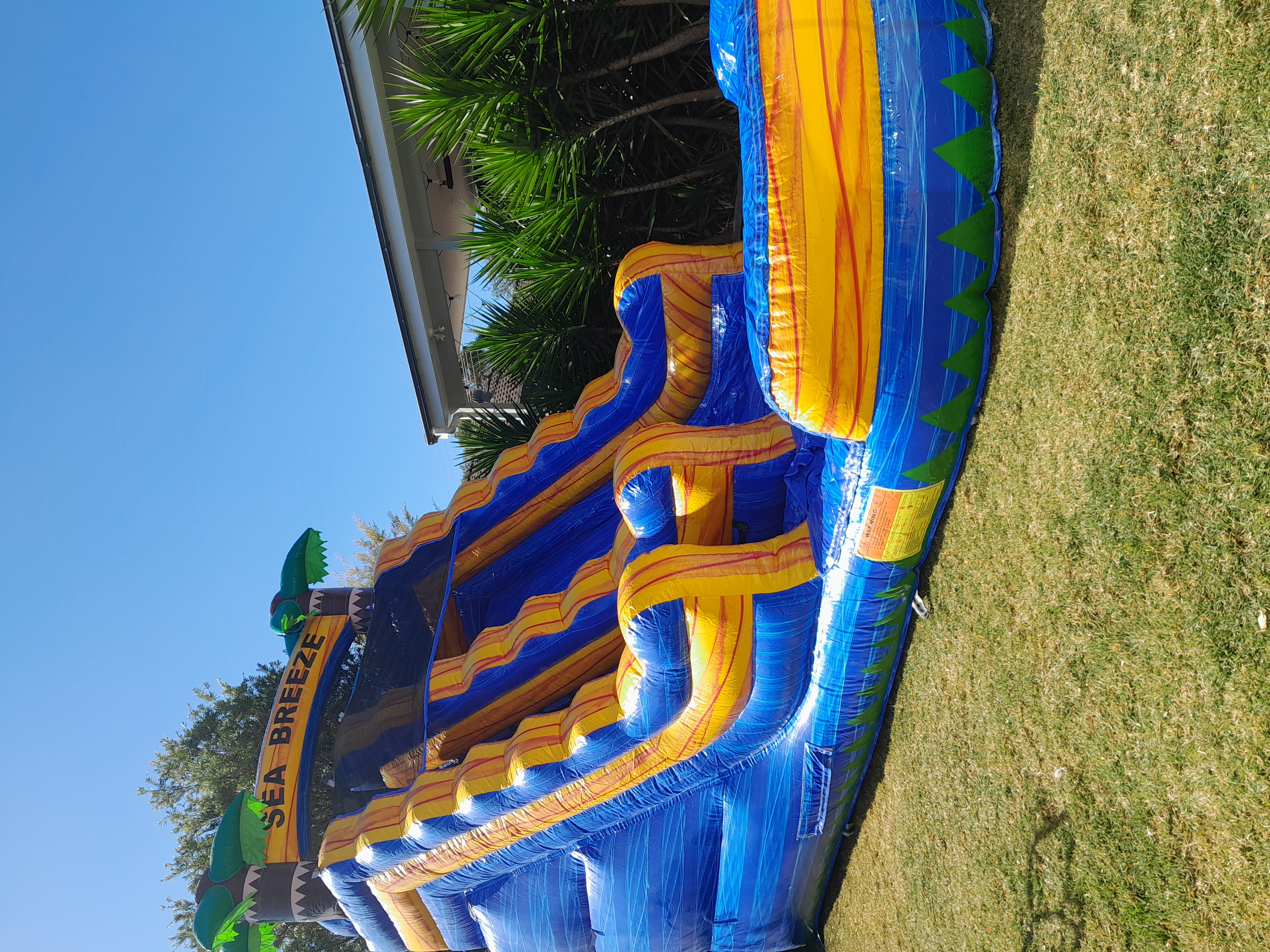 Sea Breeze Water or Dry Slide - Jumping Castle Hire Central Coast in ...