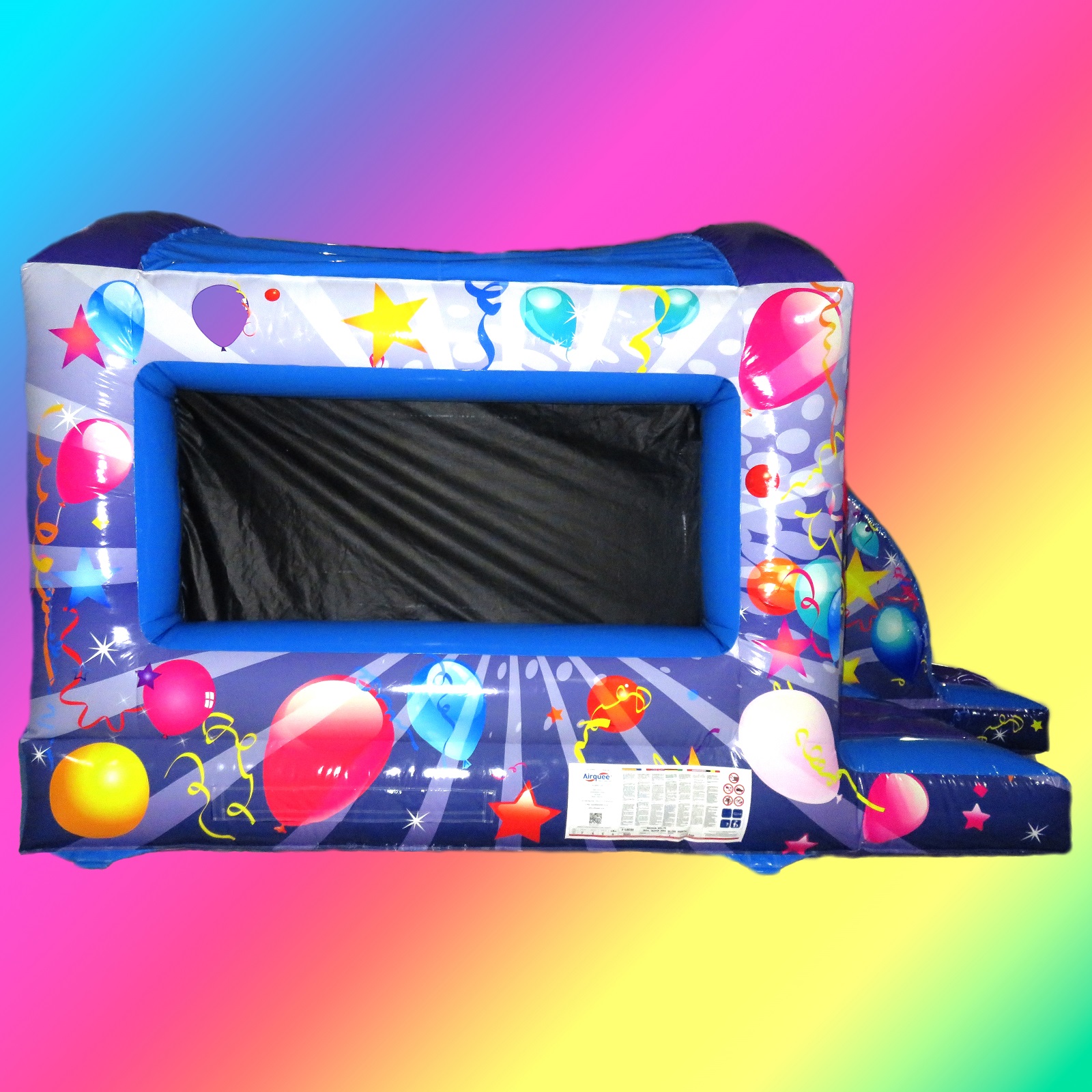 Bounce N Boogie Balloon Slide with Speaker & Lights - Bouncy Castle ...