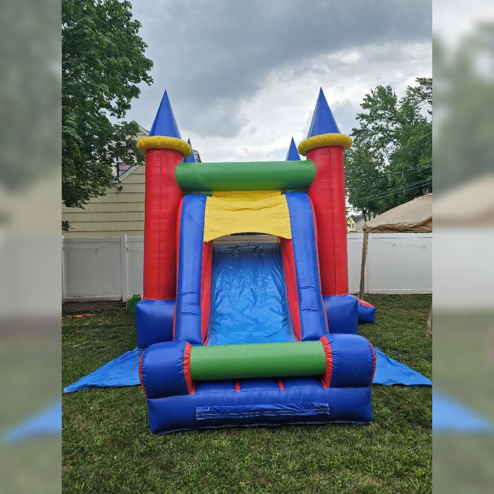 Castle Slide 1 - Bounce House Rentals in New Jersey | Infla Bounce ...