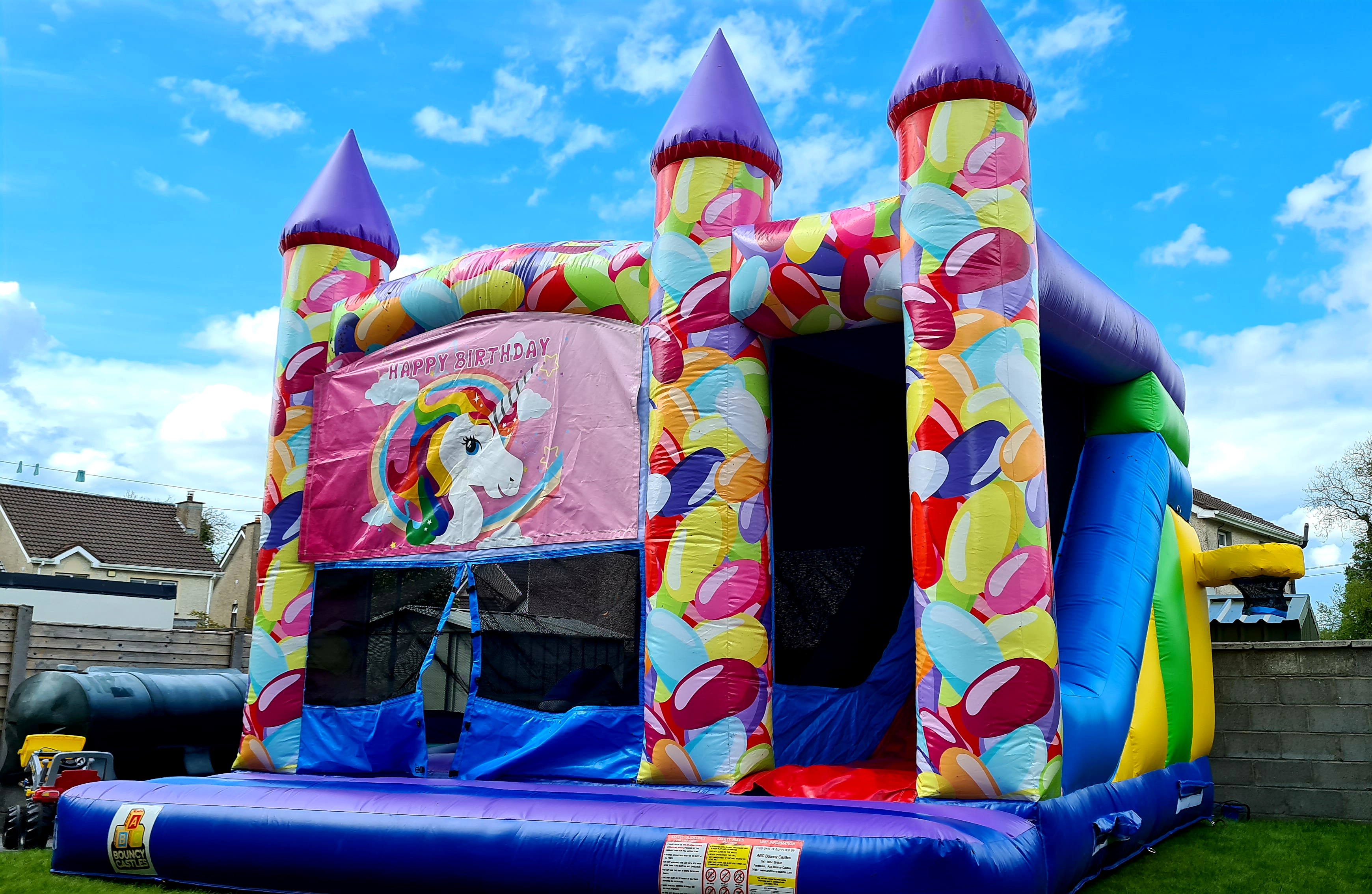 Bouncy Castles with Slides - Hire in Co Westmeath | ABC Bouncy Castles