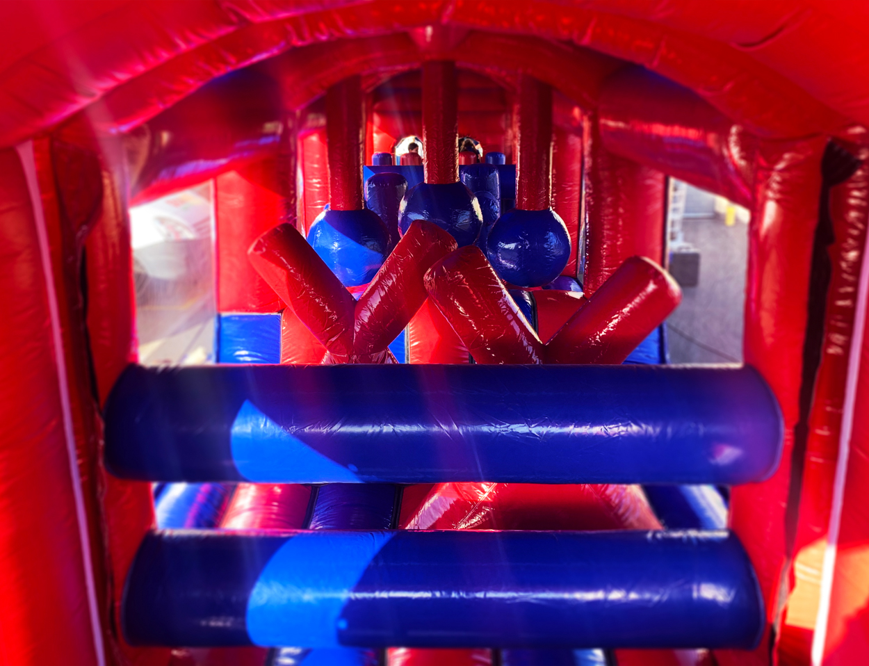 100ft Assault Course Hire | Mega Inflatable Obstacle UK