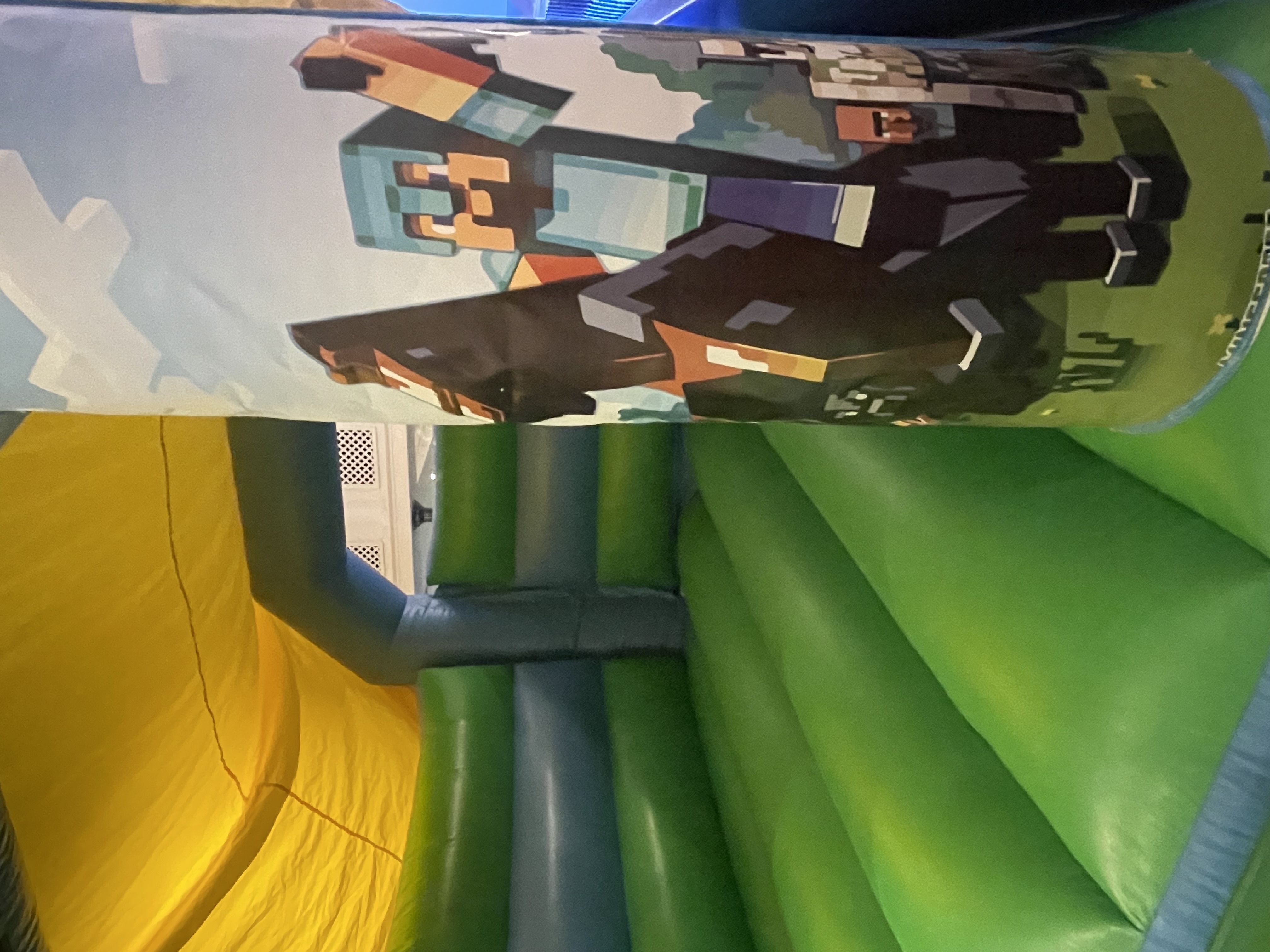Minecraft Themed Castle - Bouncy Castle, Party Hire, Bucking Bronco in ...