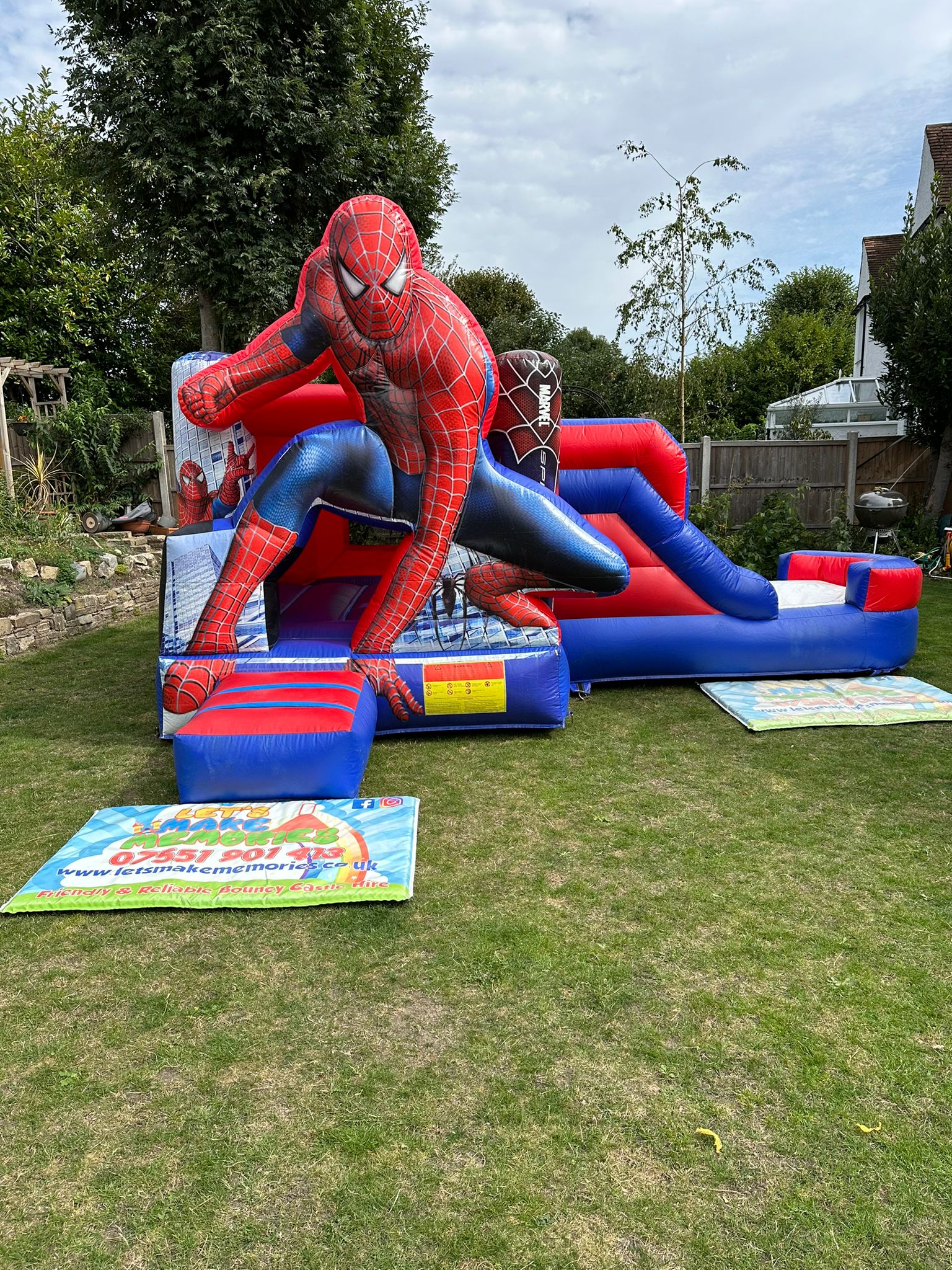 Spider Man Midi Bounce & Slide - Bouncy castle Hire in Greater London ...