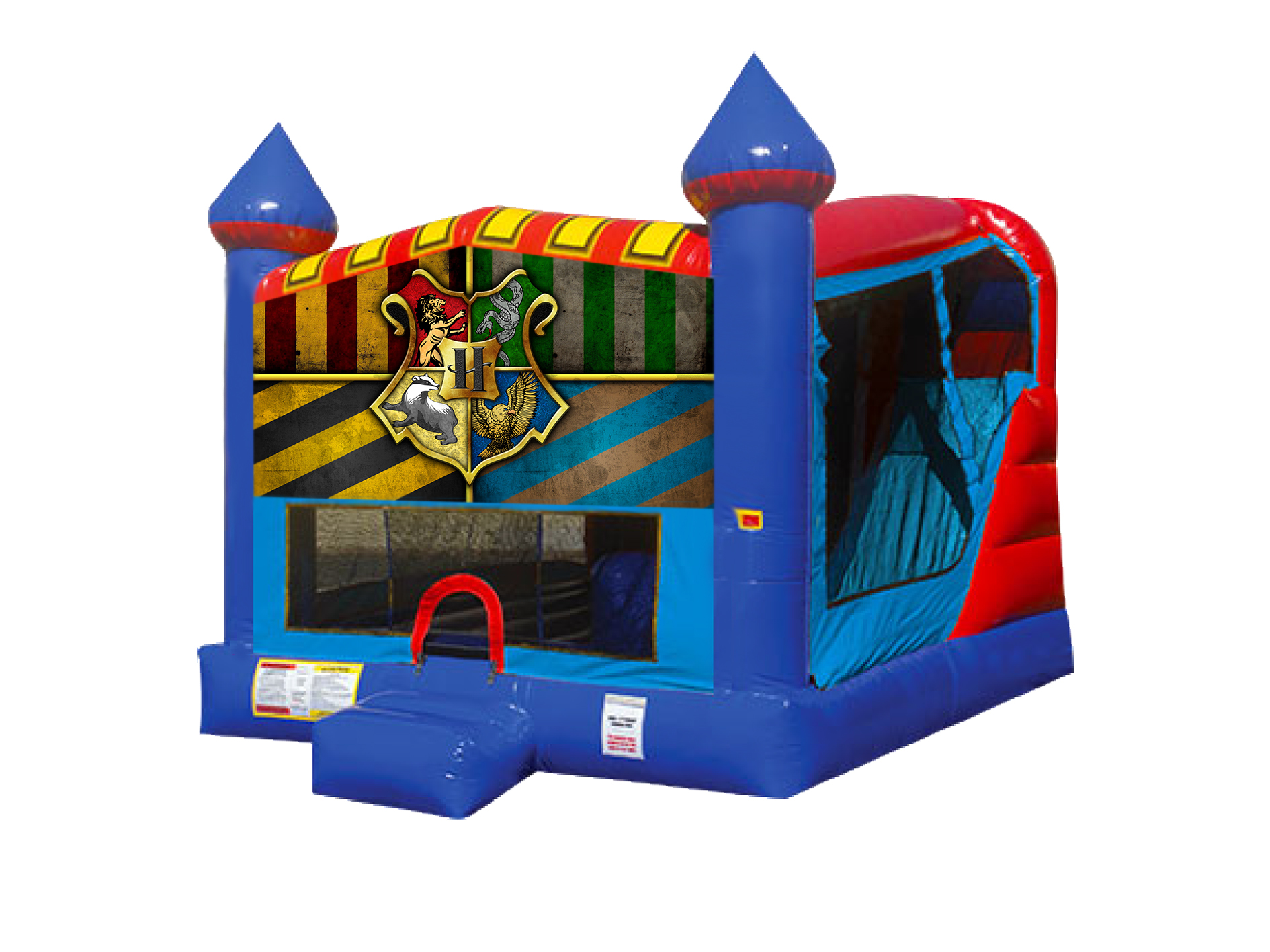 Harry Potter Themed Bouncy Castle with Slide - Hire in Auckland Region