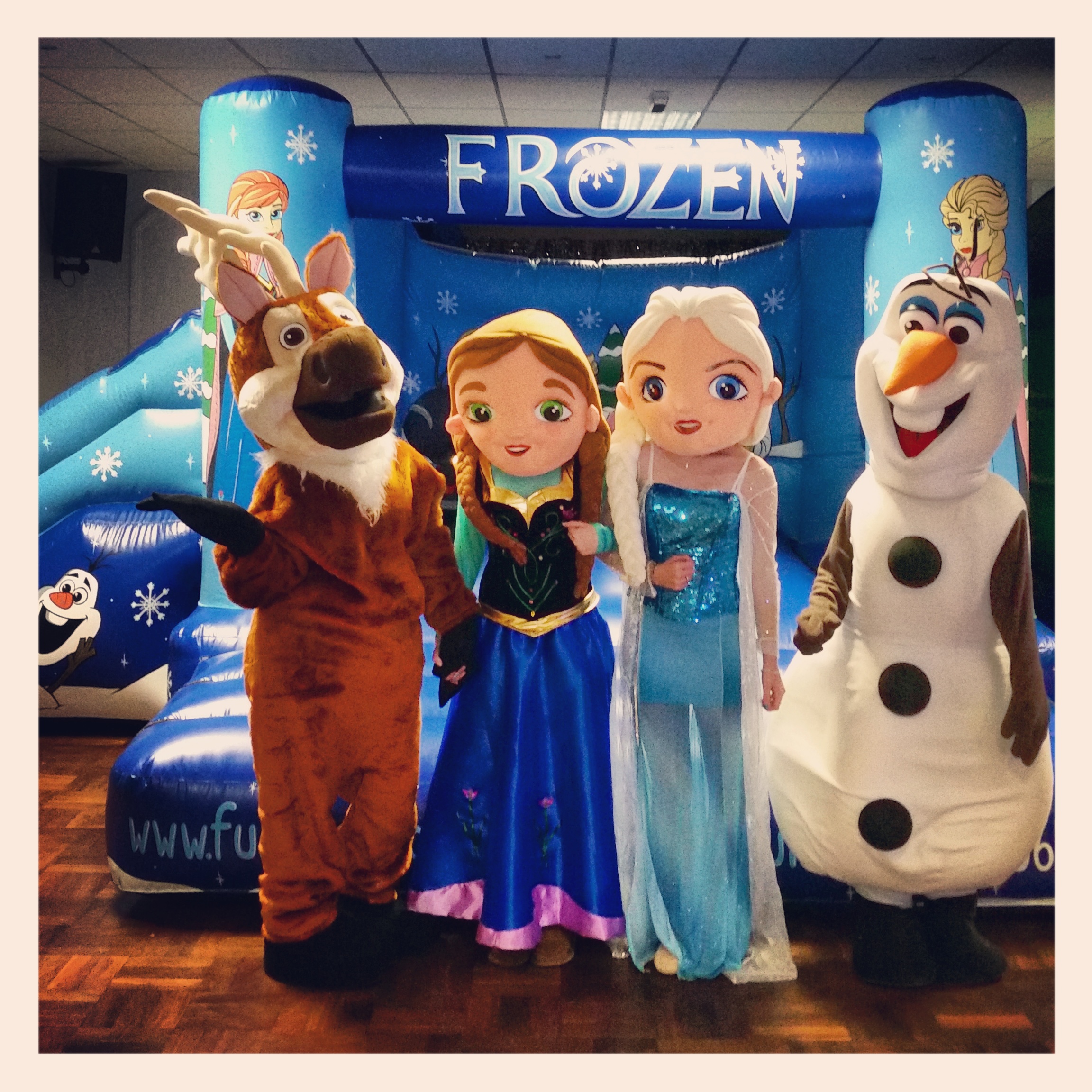 Frozen Bouncy Castle & Slide Combo | Swansea | Pembrokeshire