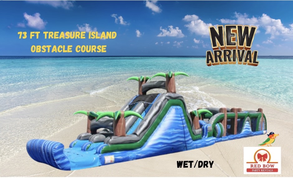 73 FT Treasure Island Obstacle Course - Rentals in Florida, Volusia ...
