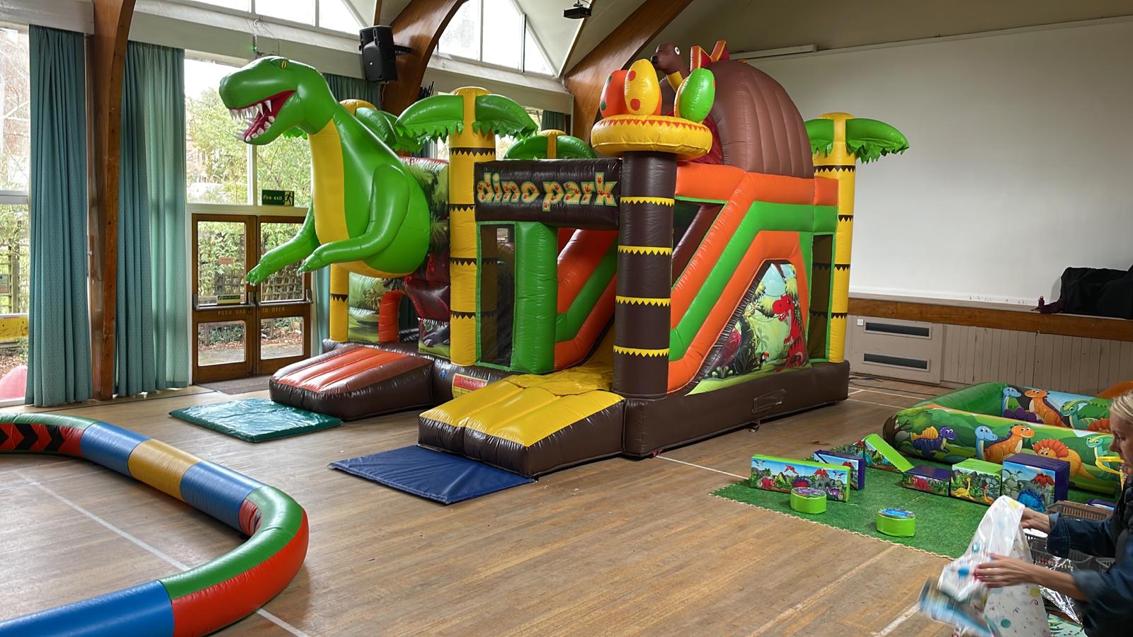 Dinosaur Kingdom package - Bouncy Castle Hire, soft play hire, in ...