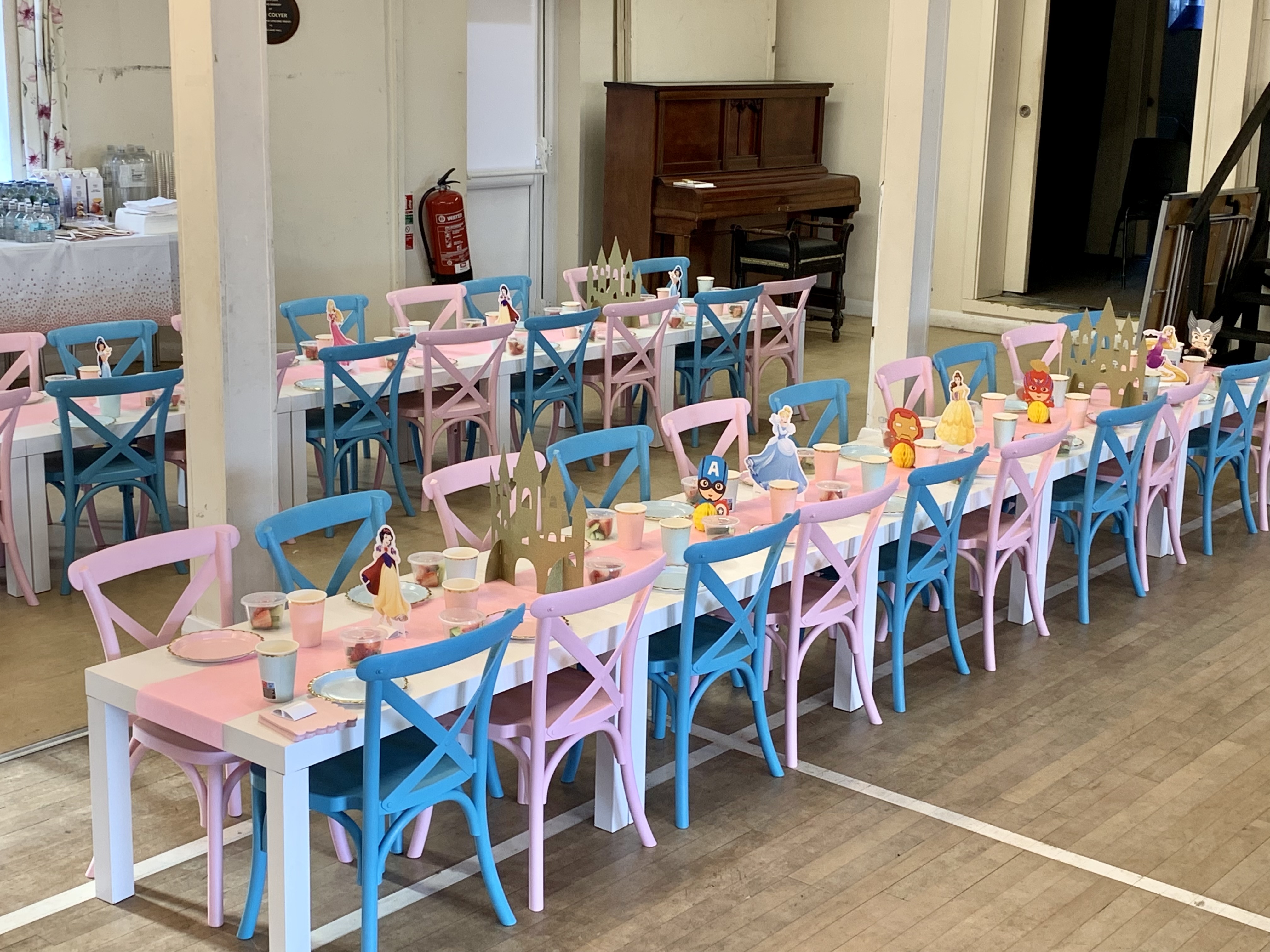 Children’s Pink Cross Back Chair Hire