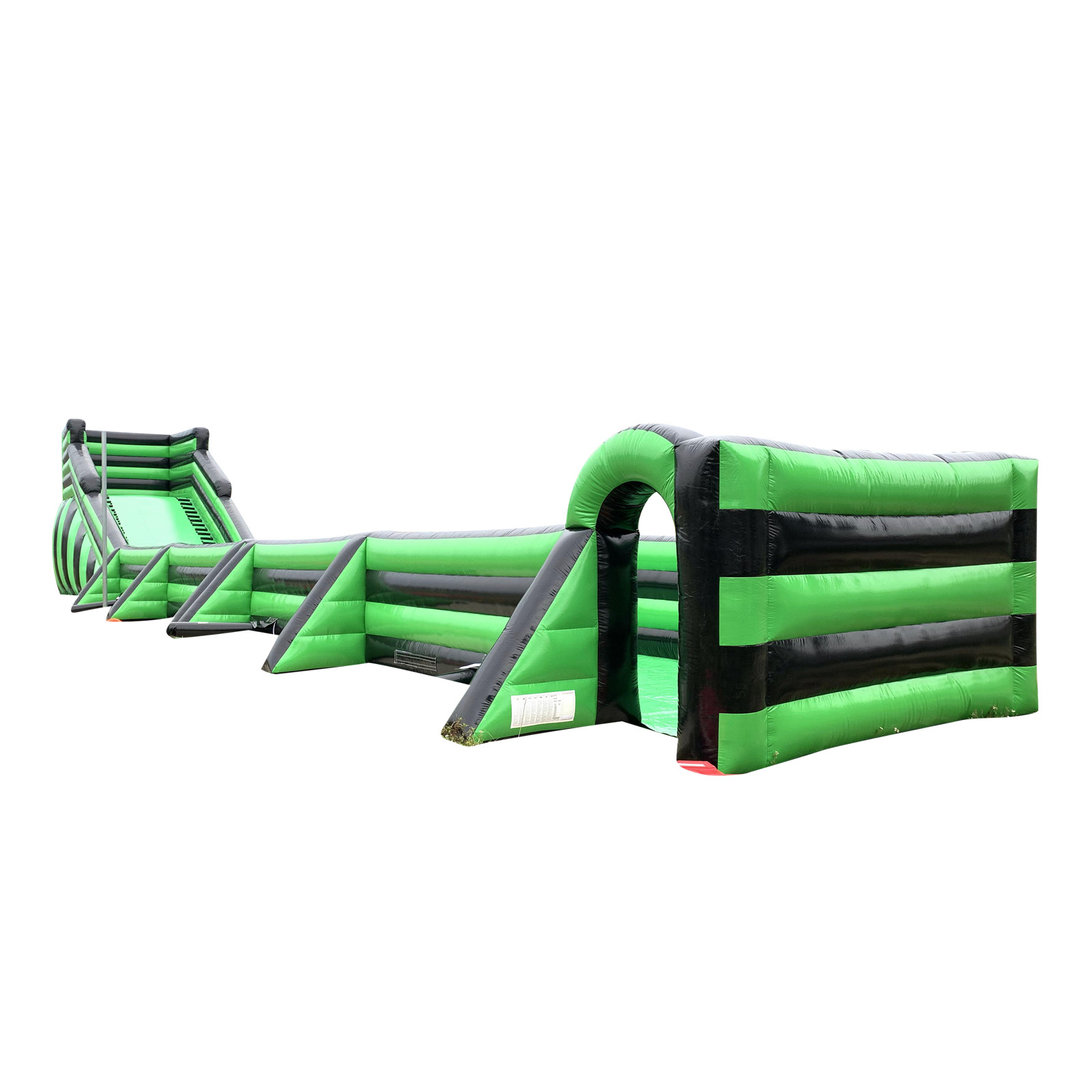 BBOL-229 - 120x13.2x23ft - 3 Part Zorb Ramp with extension lane (Black ...