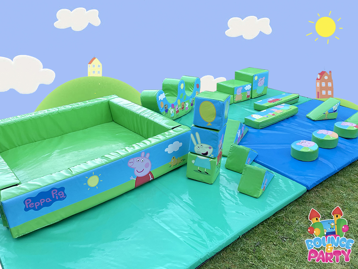 Officially Licensed Peppa Pig Soft play Setup - Hire In Glasgow