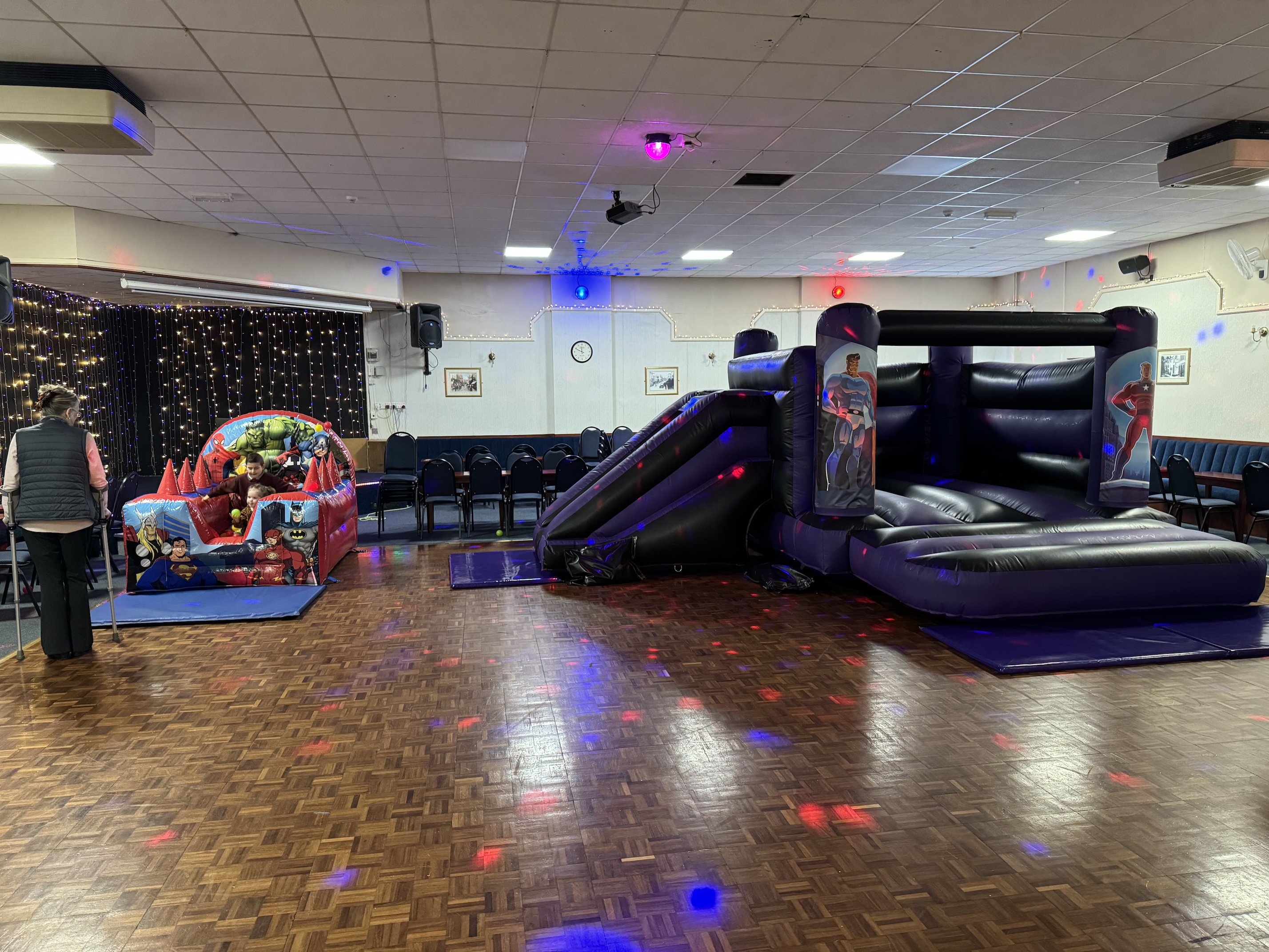 Superhero Castle with Slide & Ball Pit - Hire in North Devon ...