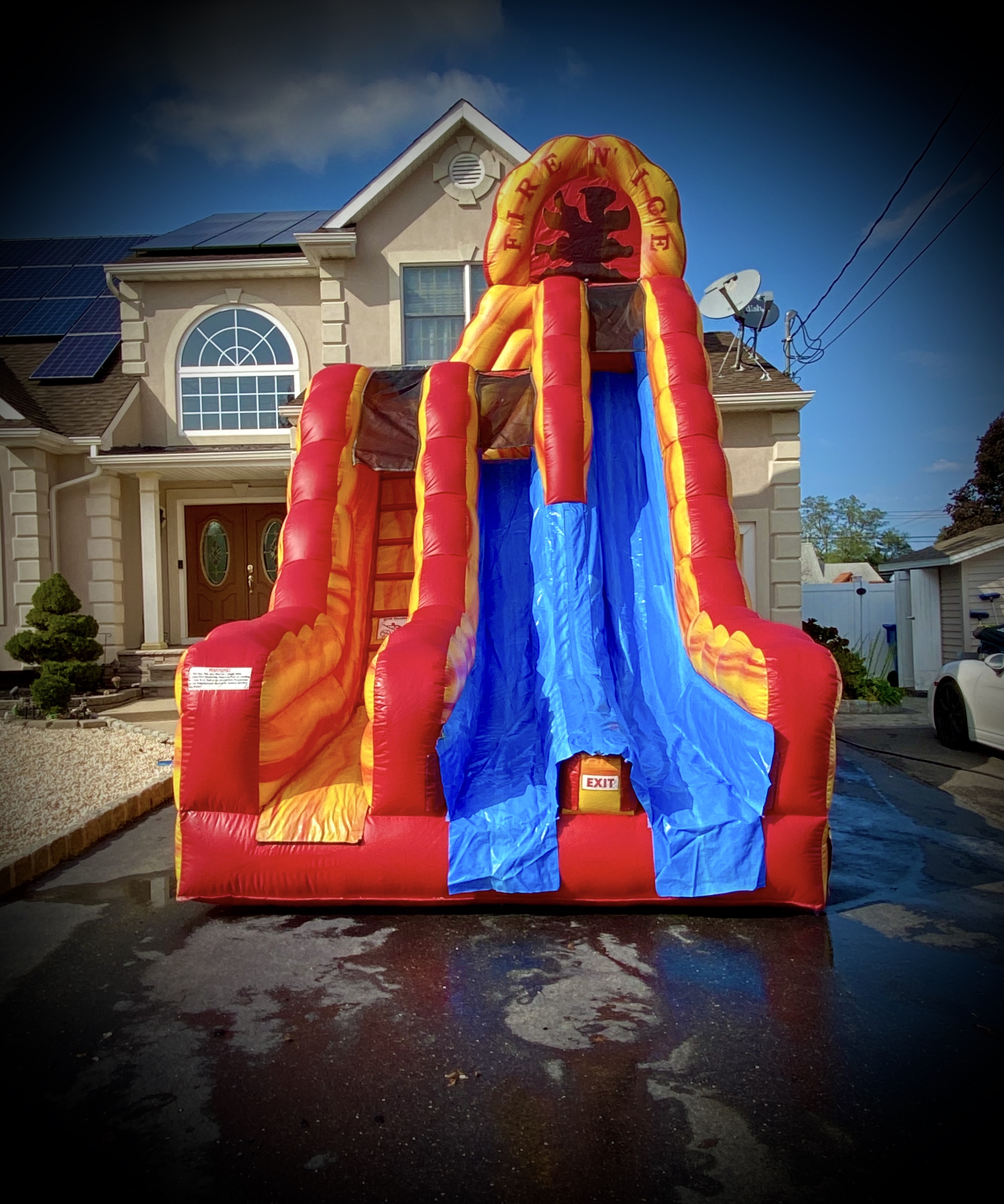 20' Fire n Ice Dry Slide - Bounce Houses, Water Slides And Tent Rentals ...