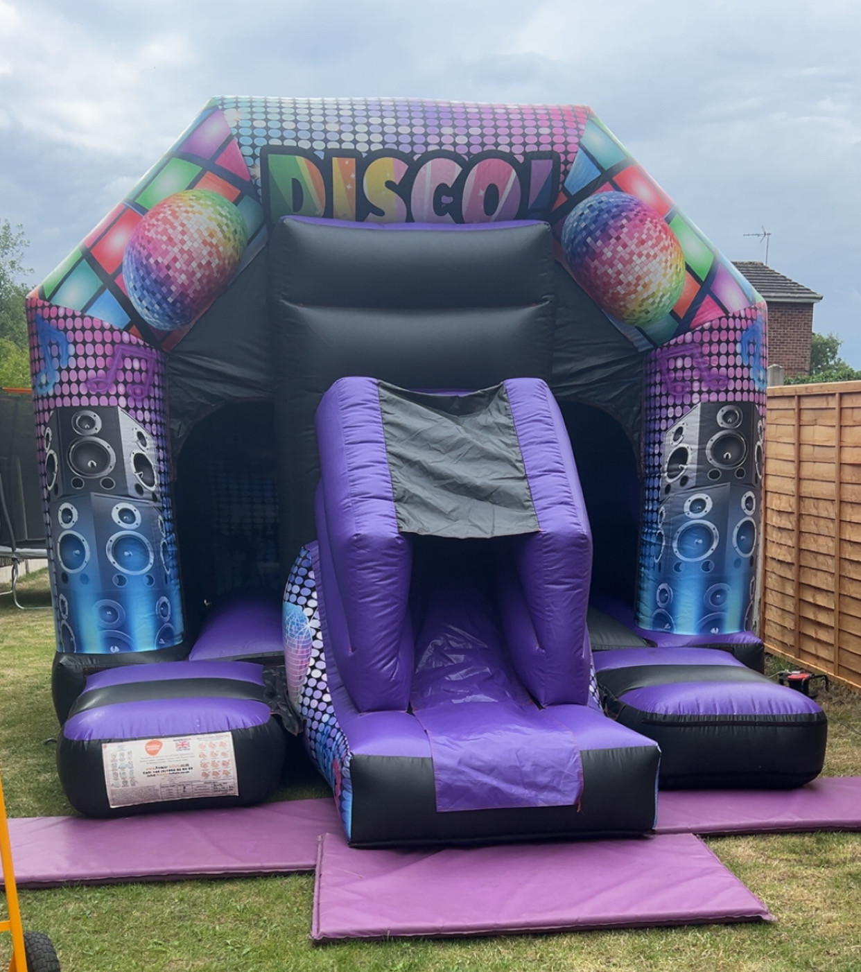 Slide Combi Castle Hire Nottingham | Pie & Kels | No Deposit Required