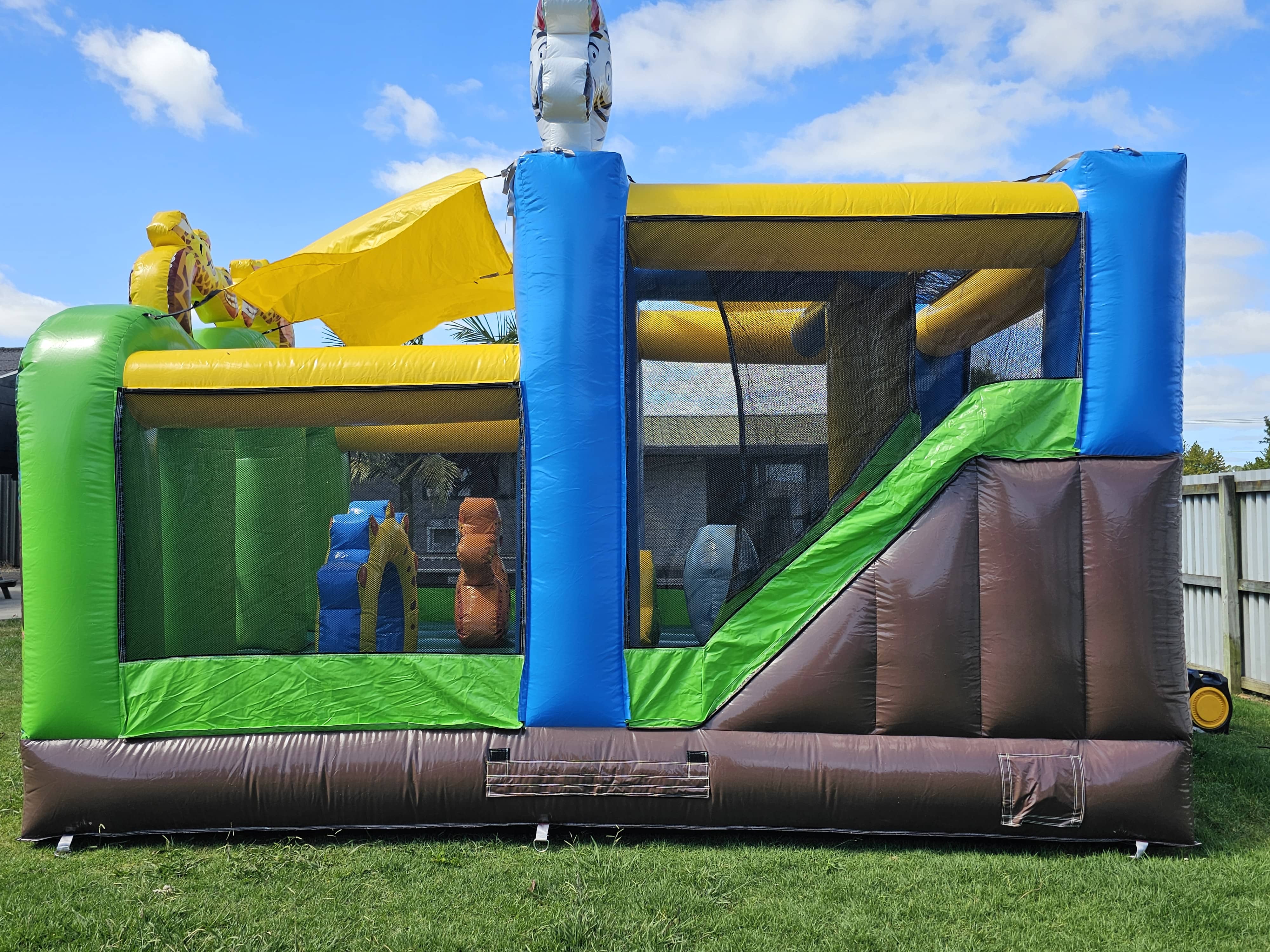 Jungle Adventure Combo - Hire in Auckland, New Zealand | A1 BOUNCY CASTLES