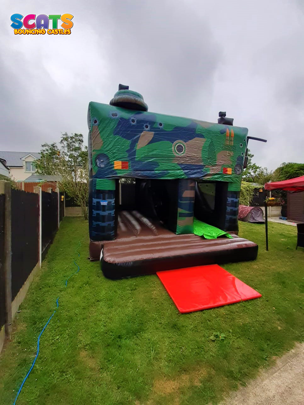 Combi Unit - Bouncy castle & Inflatable Slide.Bouncy Castle Hire Carlow