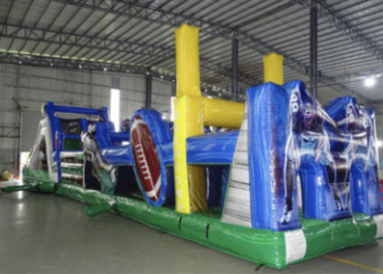 Football Obstacle Course Rentals in East Texas | Kelly's Party Rental