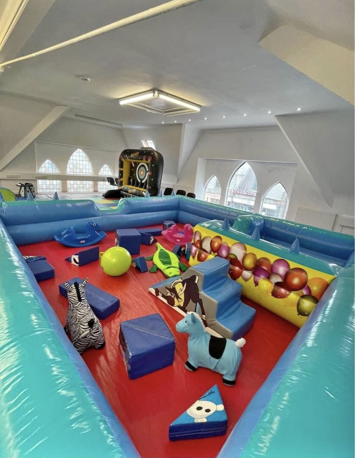 Inflatable Playzone ball pHire, Stonehaven, Aberdeen and Aberdeenshire