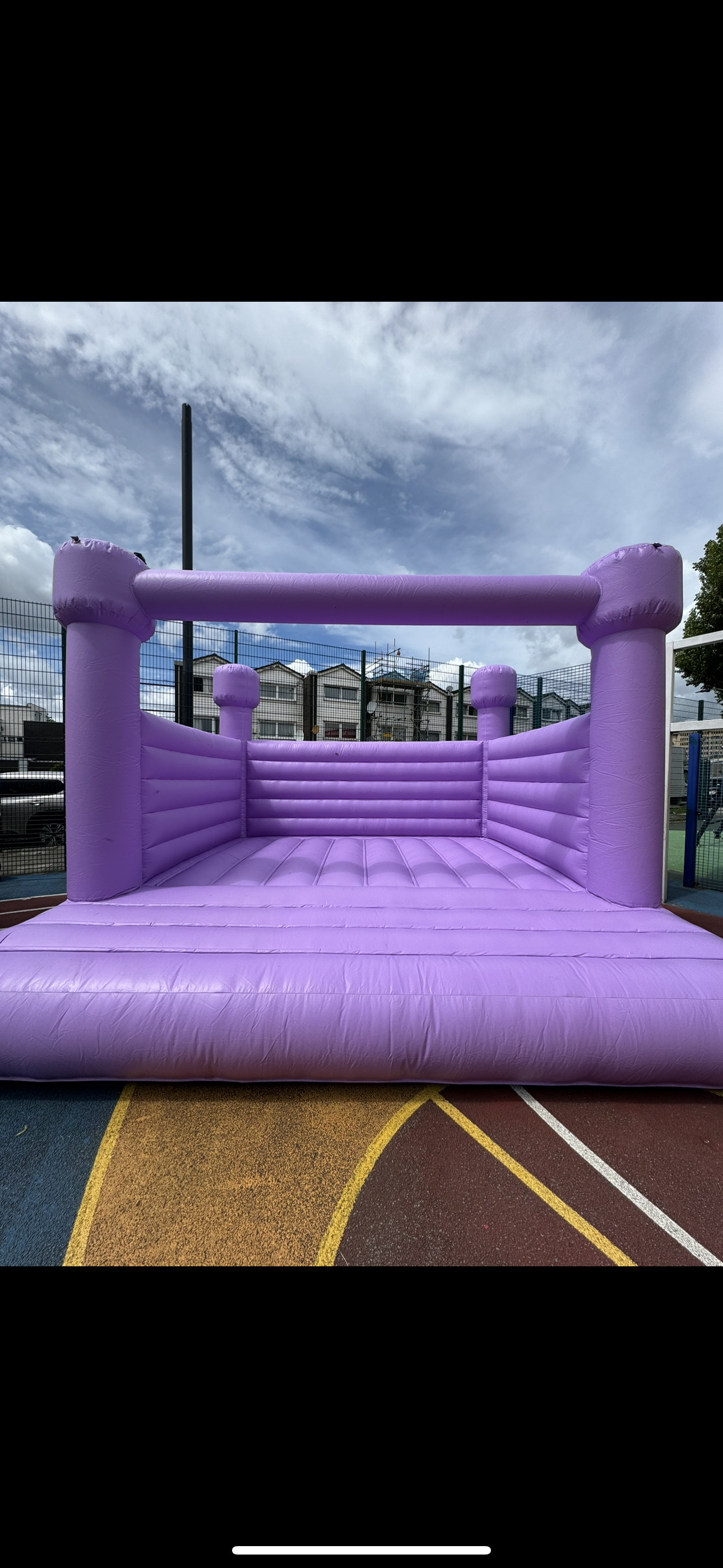 Purple pastel bouncy castle - Bouncy Castle Hire, Bouncy Castles in ...