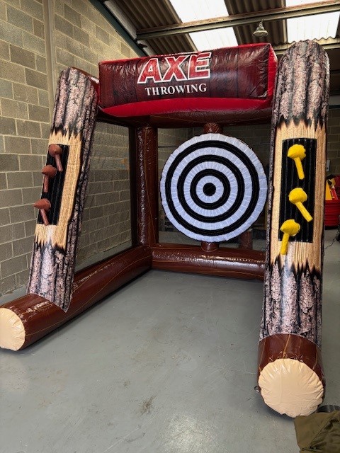 Velcro Axe Throwing - Bouncy castle, inflatables, and entertainment ...